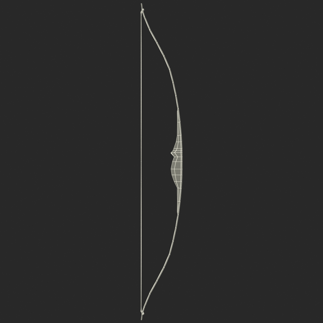 longbow weapon 3d model