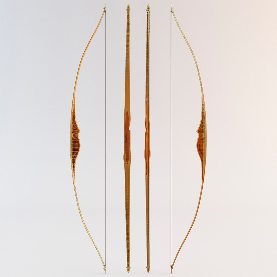 Longbow Weapon 3d Model