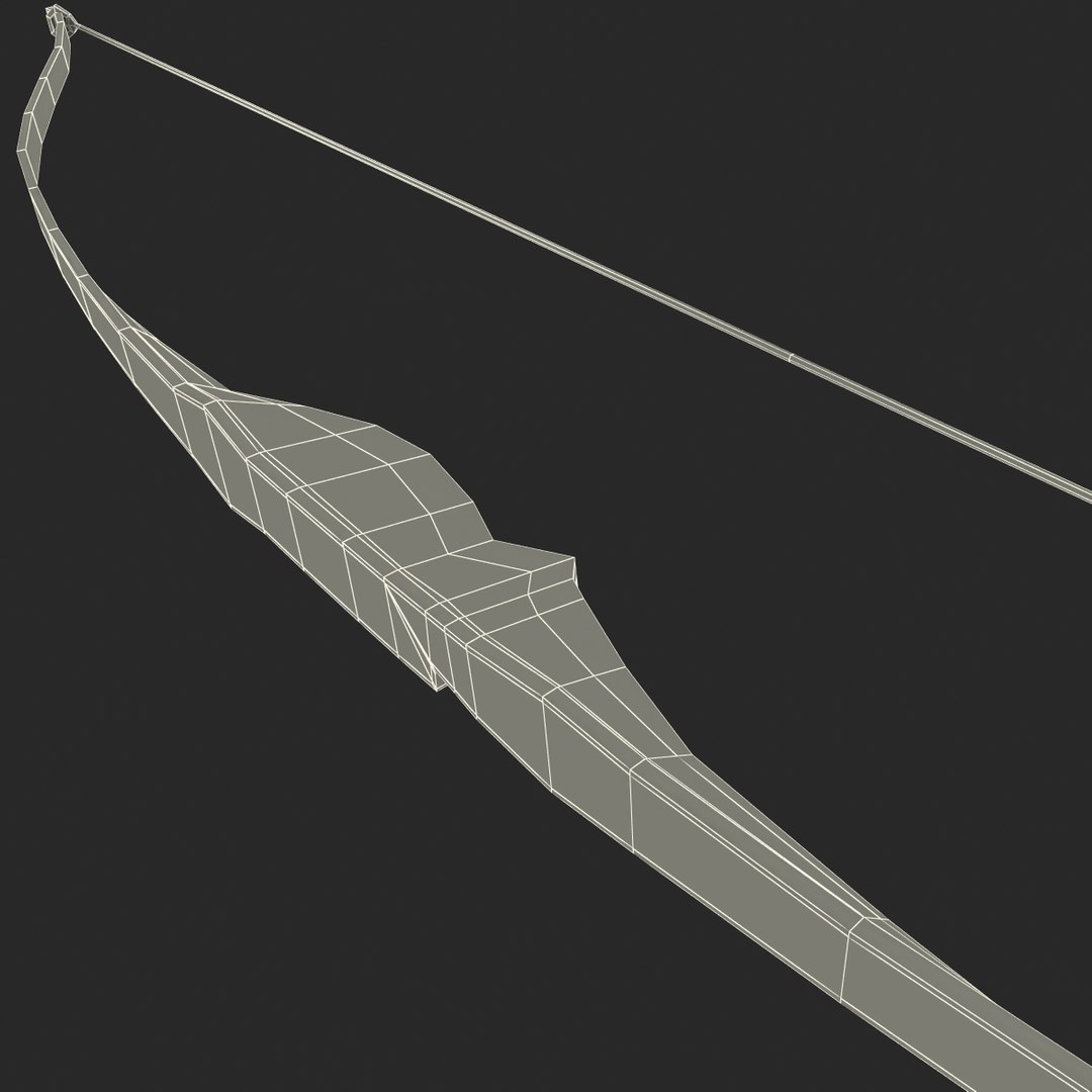 Longbow Weapon 3d Model