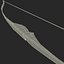 longbow weapon 3d model