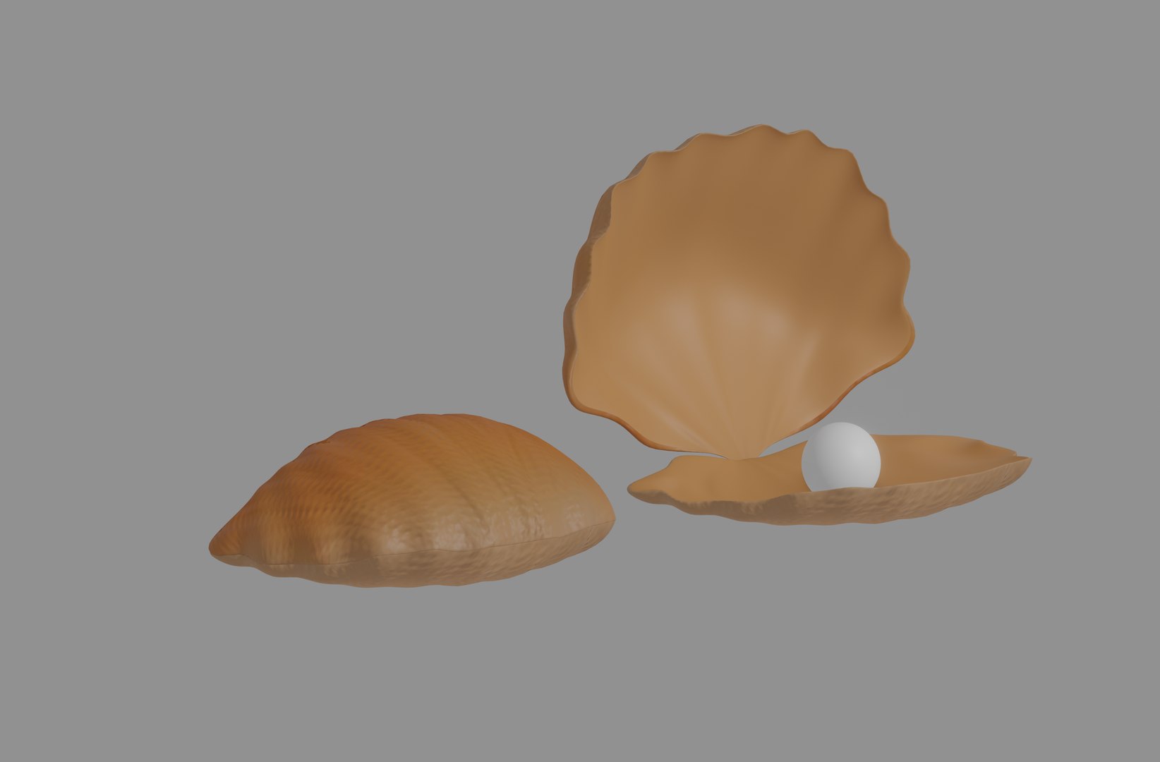 Oyster Clam 3D model - TurboSquid 2045008