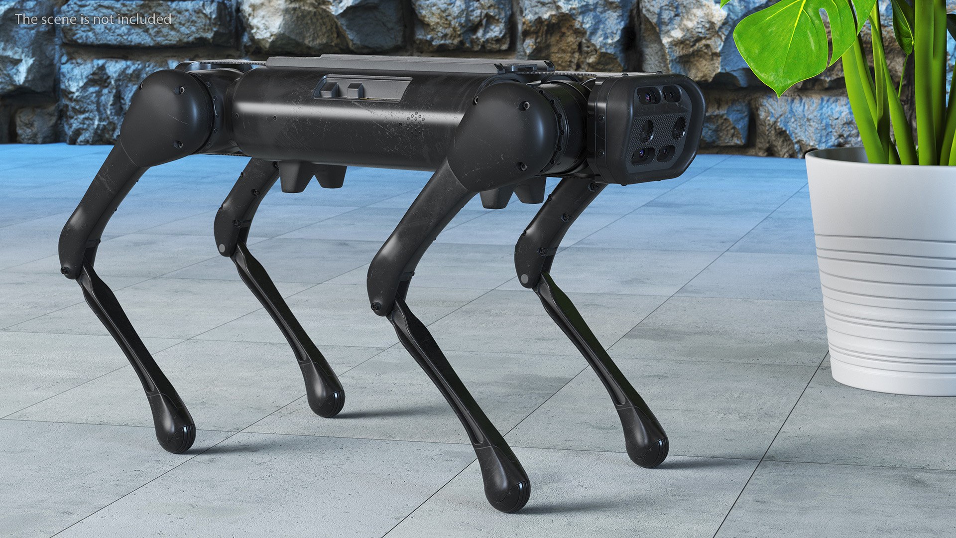 Dirty Robot Dog Aliengo Rigged 3D - TurboSquid 2083916