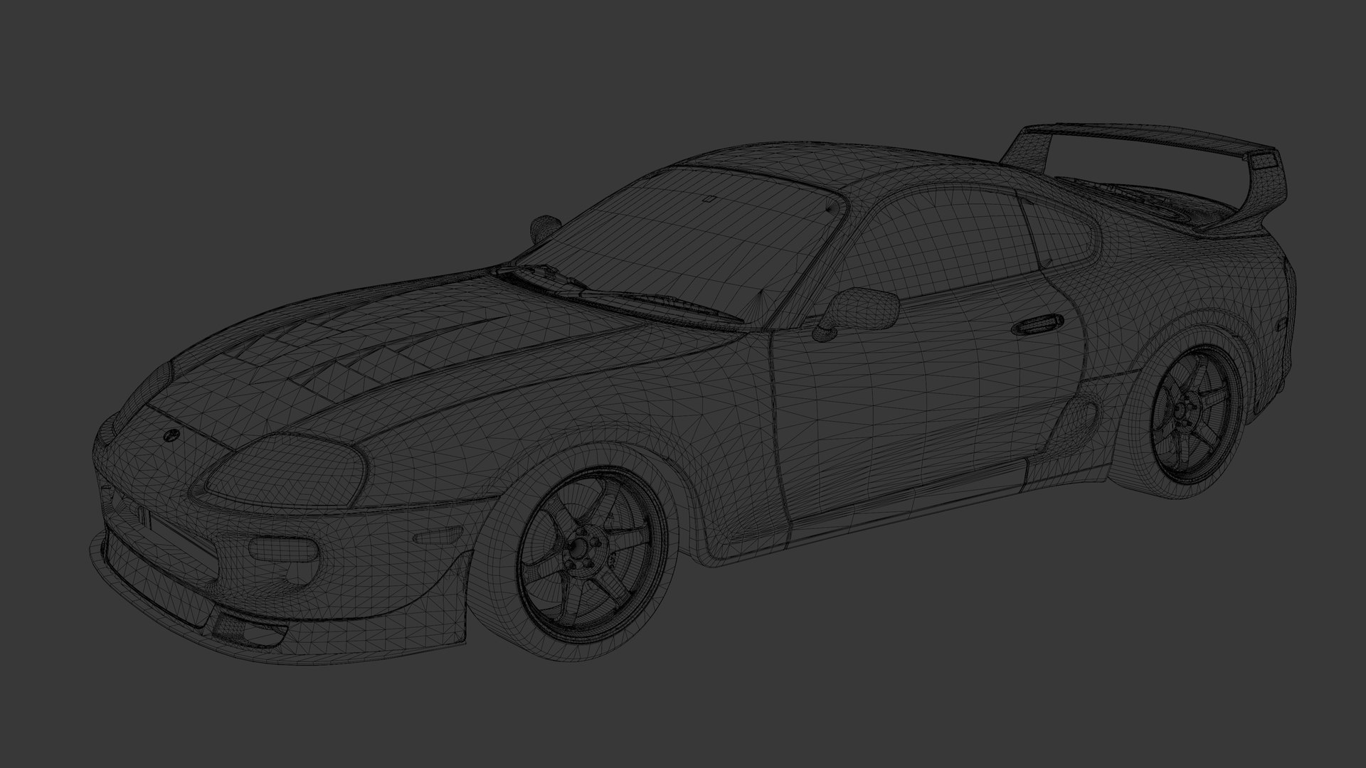 3D Toyota Supra Mk4 Model - TurboSquid 2225672