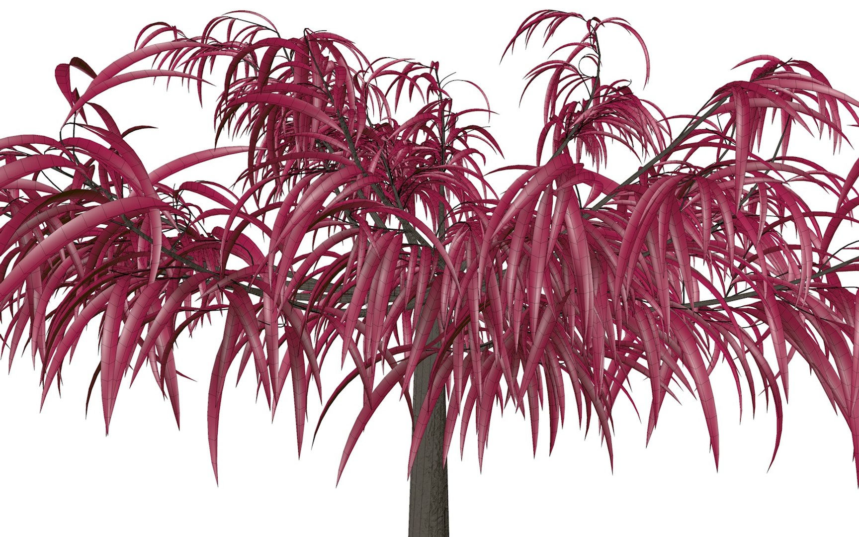 3D tree red - TurboSquid 1469565