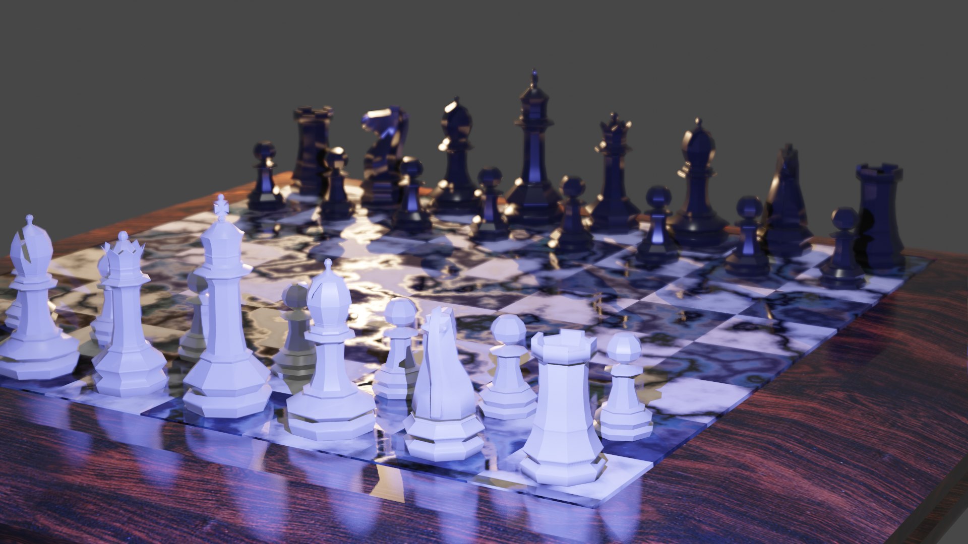 3D Realistic Chess Board Model - TurboSquid 1588639