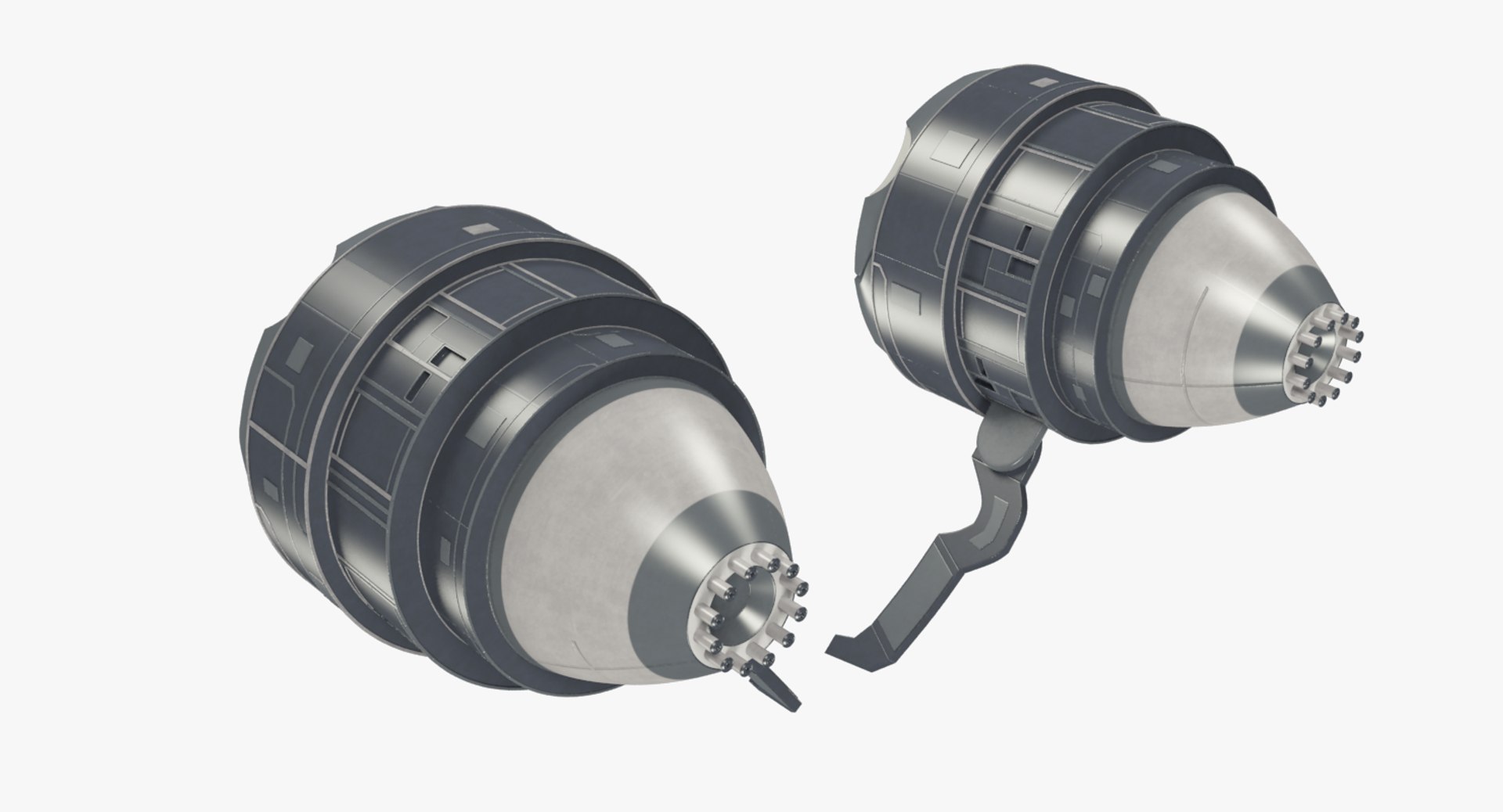 Science fiction space engines 3D model - TurboSquid 1178942