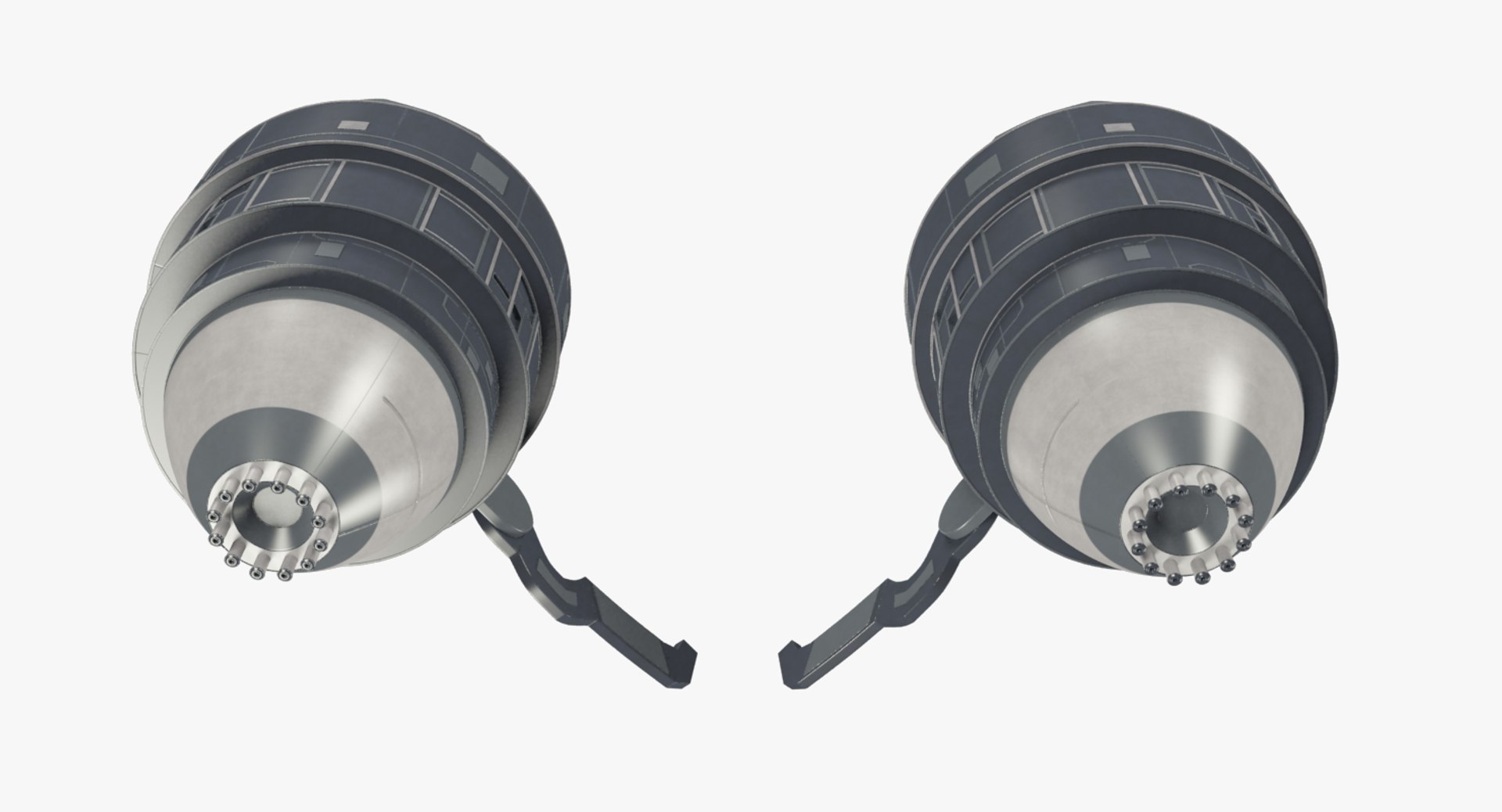 Science fiction space engines 3D model - TurboSquid 1178942