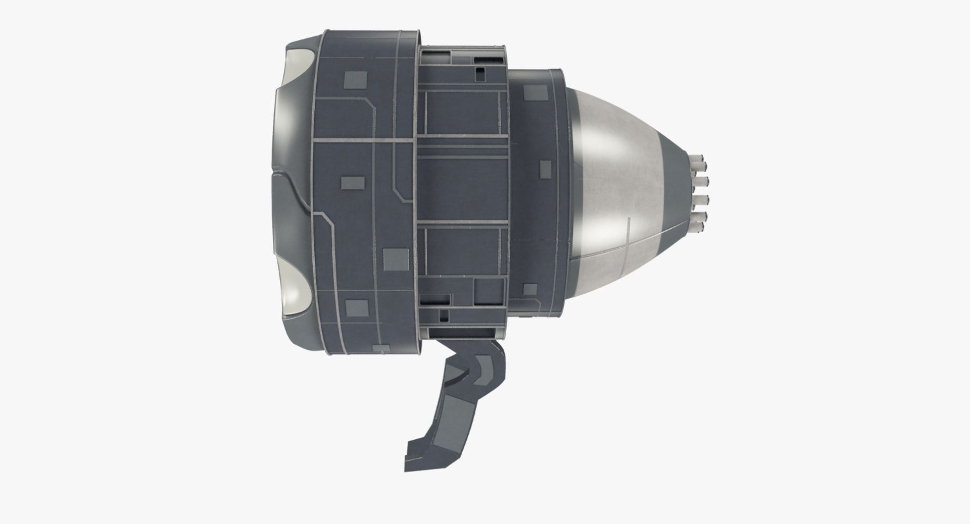 Science fiction space engines 3D model - TurboSquid 1178942