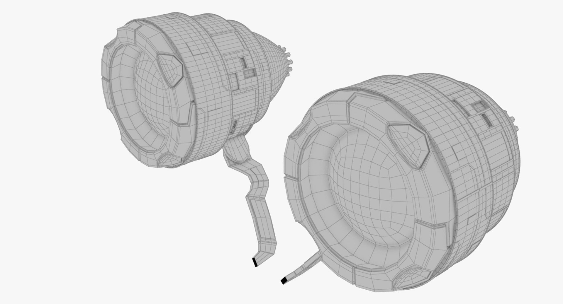 Science fiction space engines 3D model - TurboSquid 1178942