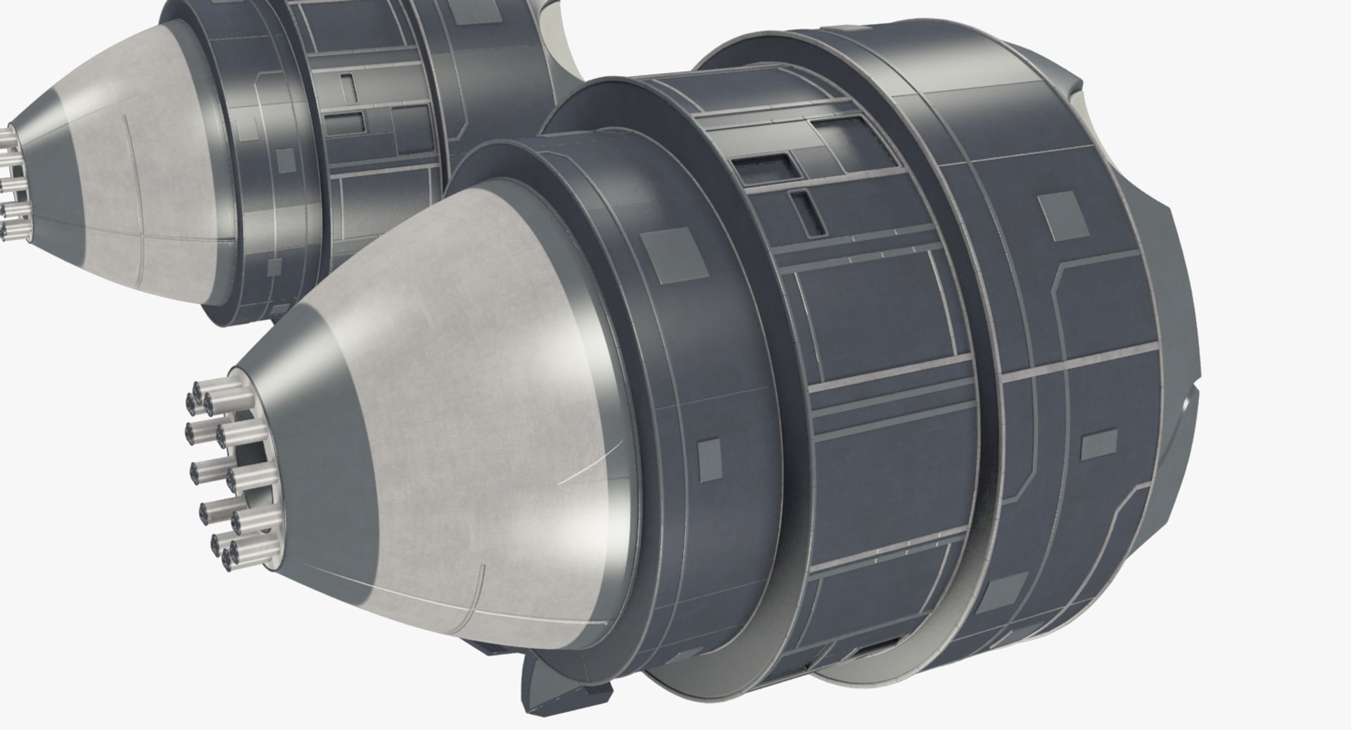 Science fiction space engines 3D model - TurboSquid 1178942