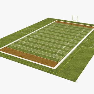 3D Football Field Models - Browse & Download Formats - TurboSquid