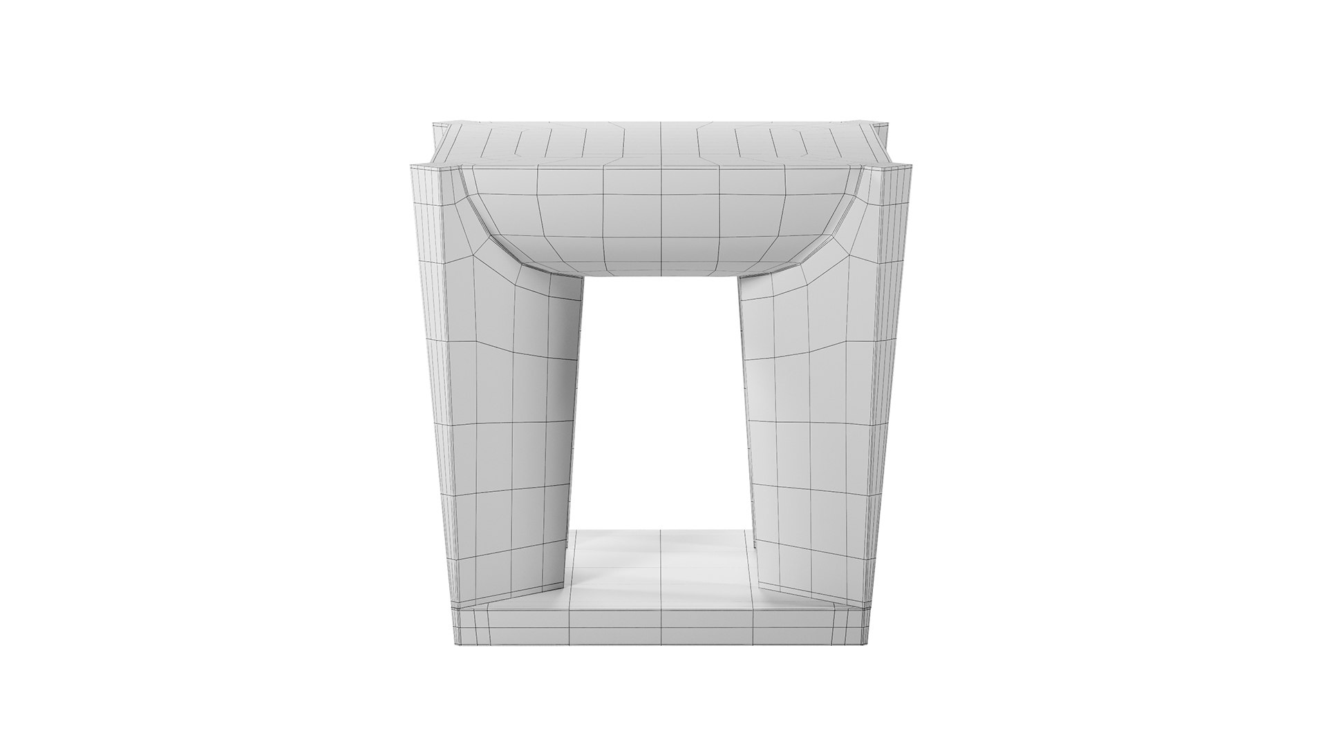 Cubist Table 3D Model - TurboSquid 2286064