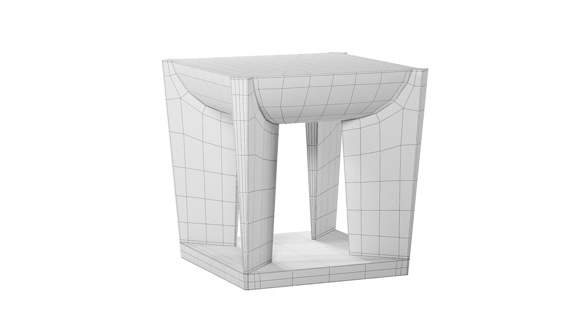 Cubist Table 3D Model - TurboSquid 2286064