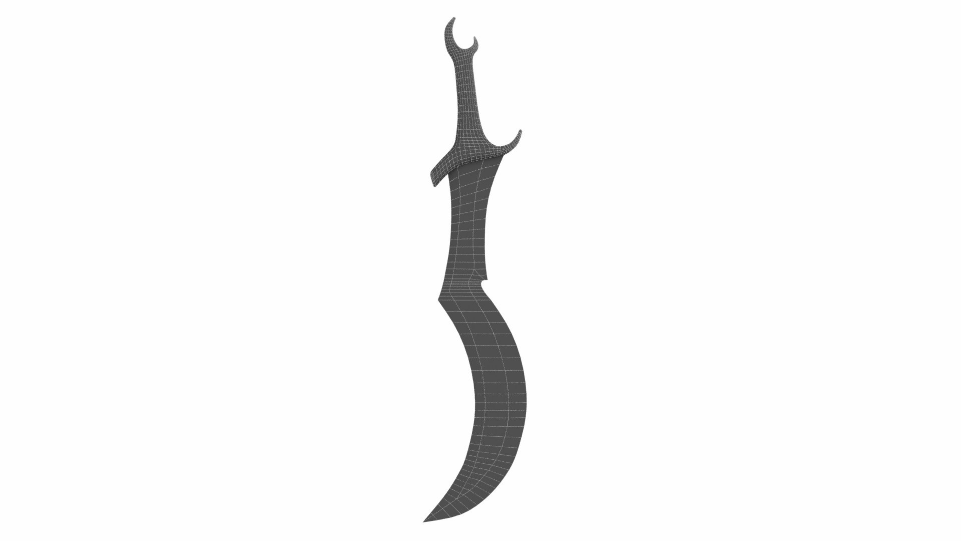 3D Curved sword 14 - TurboSquid 2048930