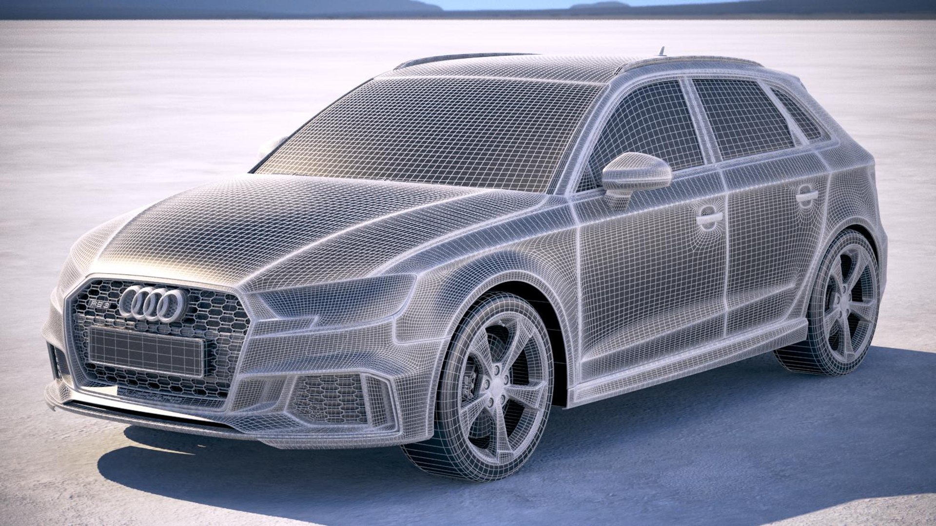 Audi Rs3 Sportback 3D Model - TurboSquid 1157936