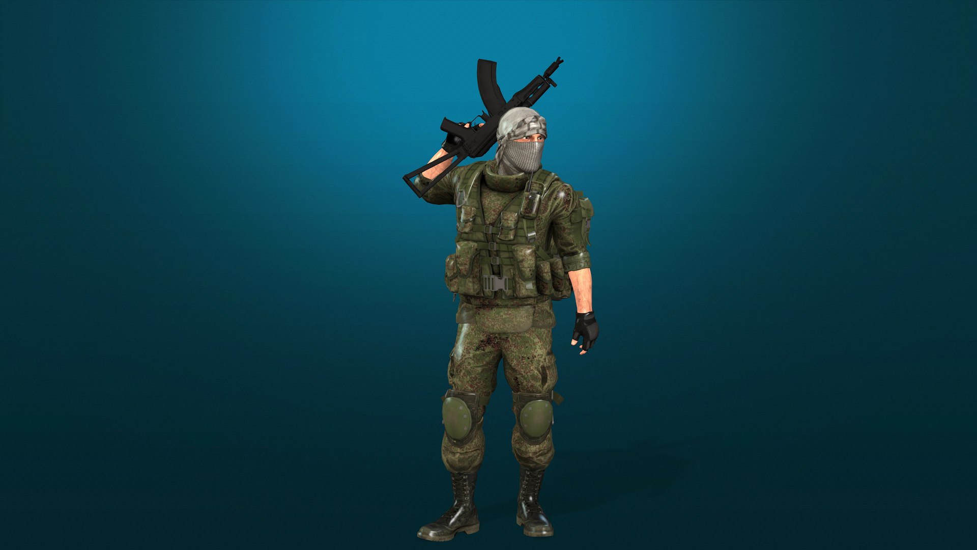 Soldier Military Animation File 3D Model - TurboSquid 1701986