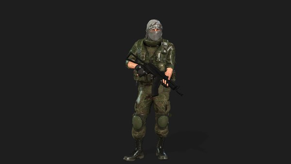 Soldier military animation file 3D model - TurboSquid 1701986