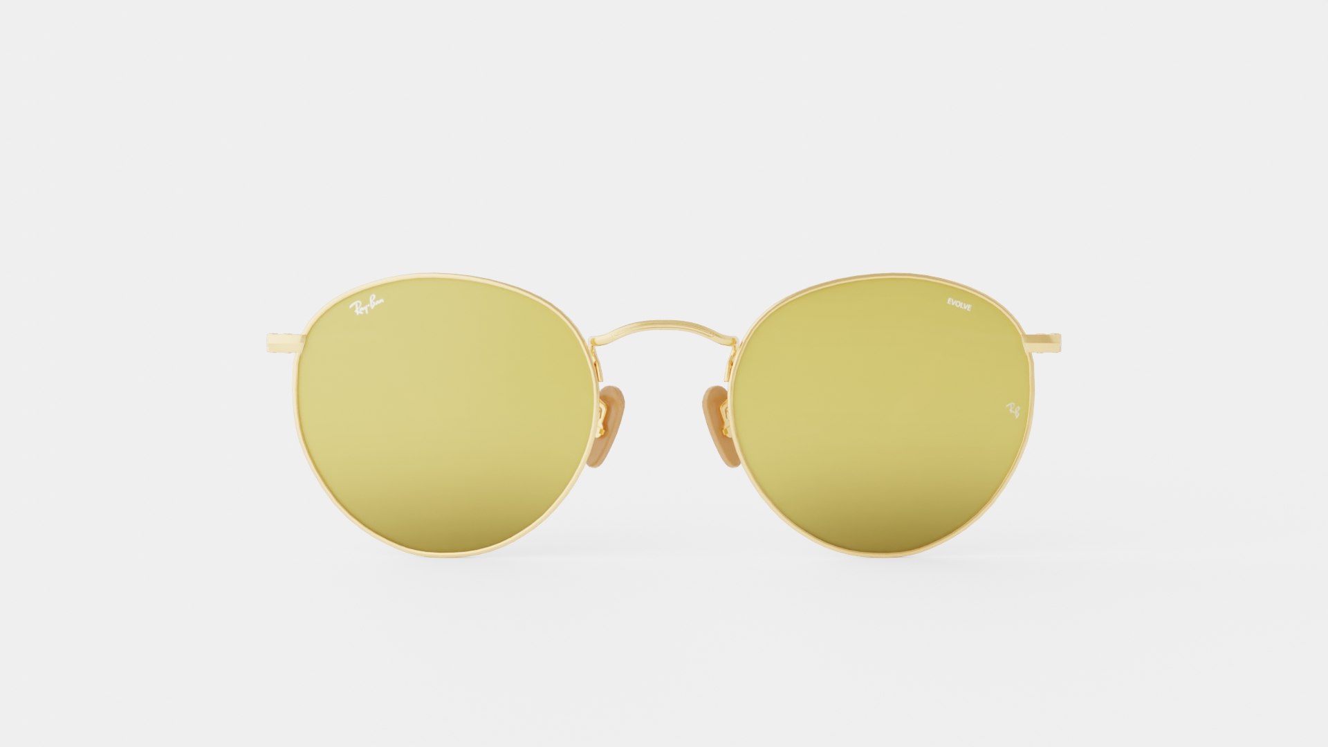 Ray-Ban Round Metal - RB3447 Sunglasses 3D Model - TurboSquid 2231549