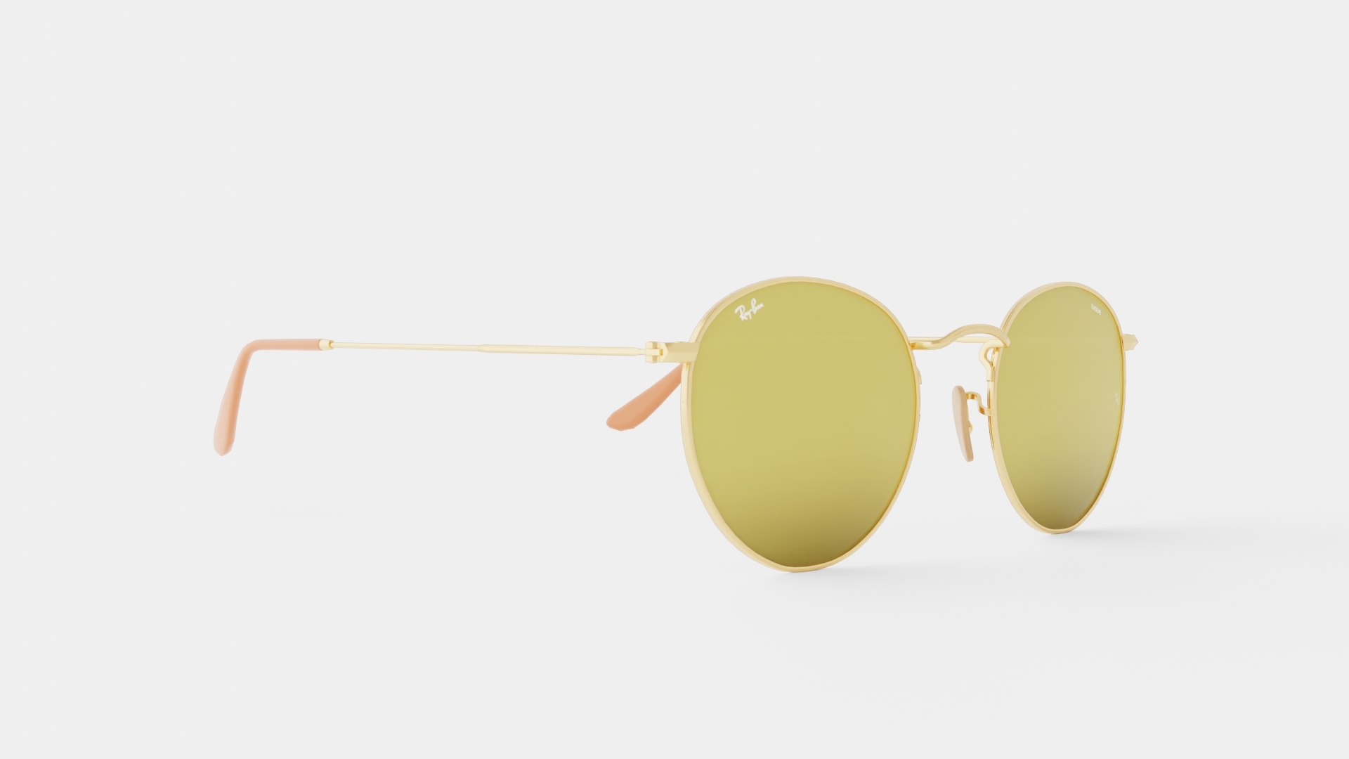 Ray-Ban Round Metal - RB3447 Sunglasses 3D Model - TurboSquid 2231549