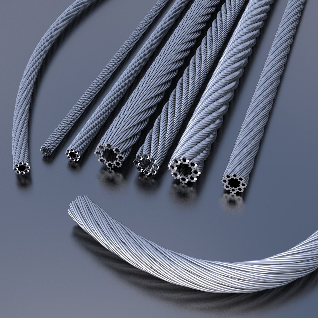 3D Model Stainless Steel Wires - TurboSquid 1203846