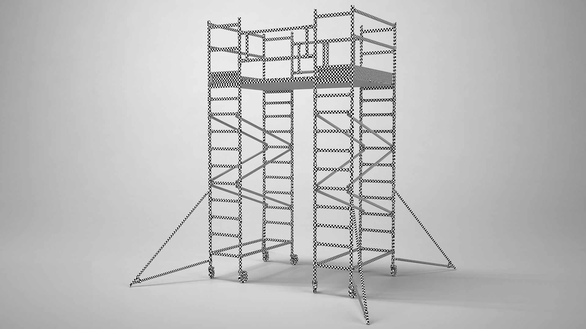 Scaffold Tower 3d Model