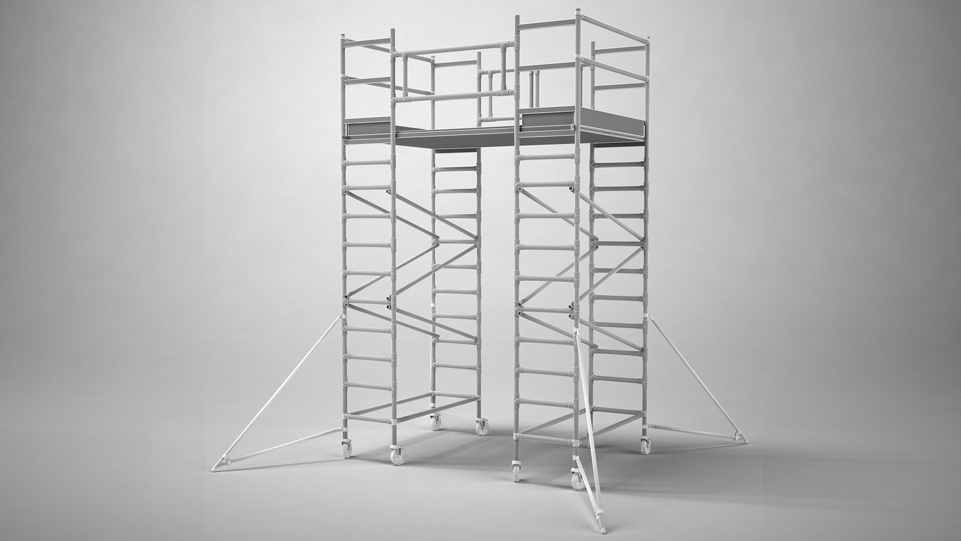 Scaffold Tower 3d Model