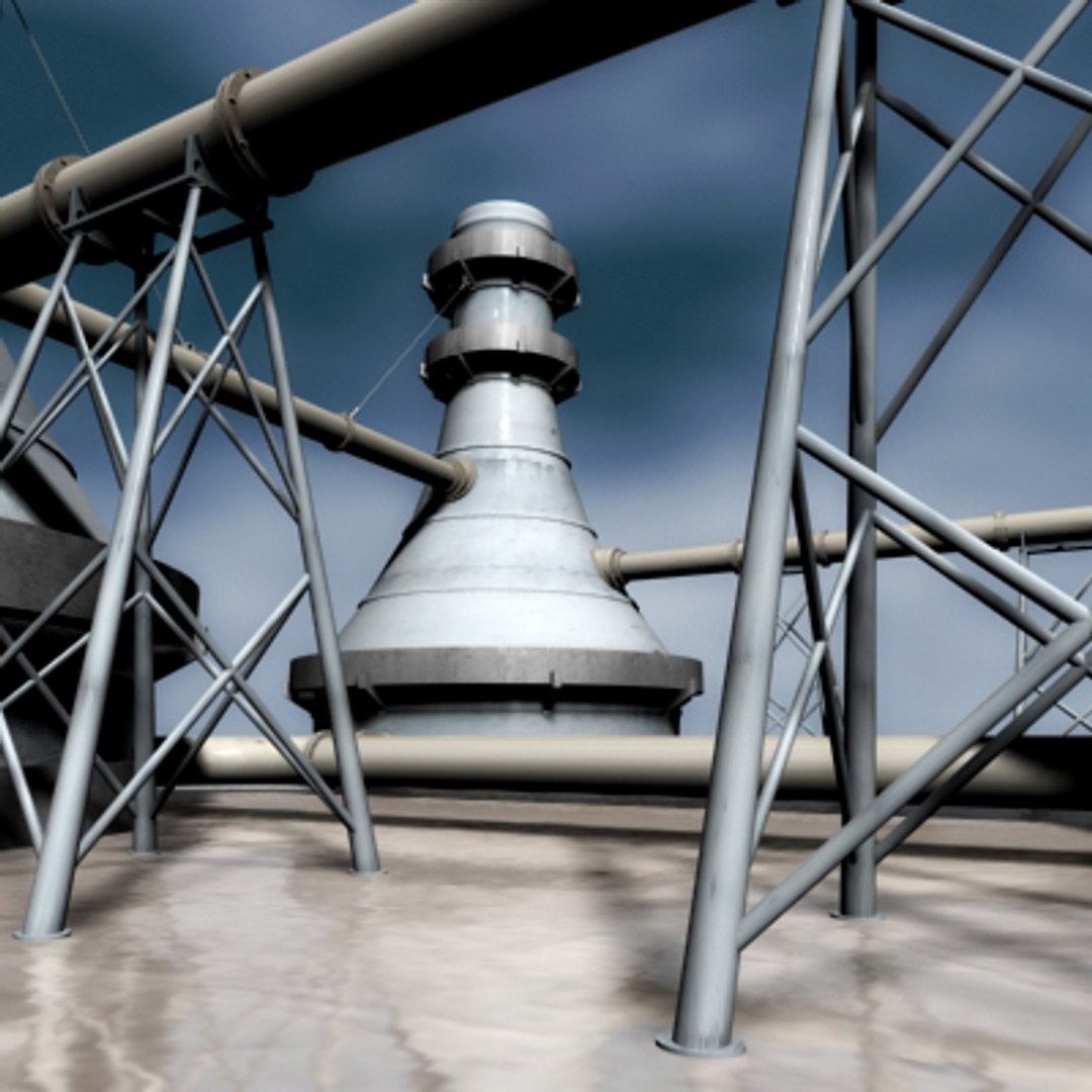 3dsmax Nuclear Towers