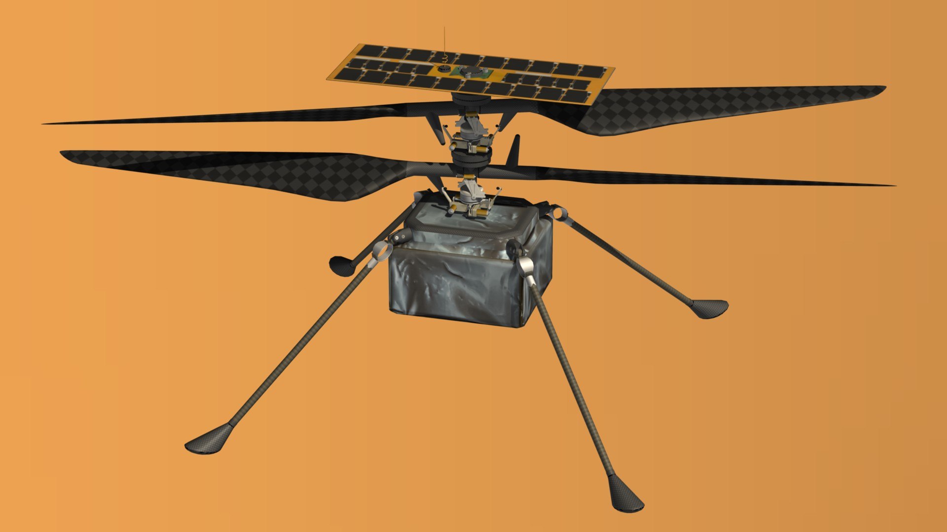 Mars Helicopter Ingenuity 3D - TurboSquid 1594568