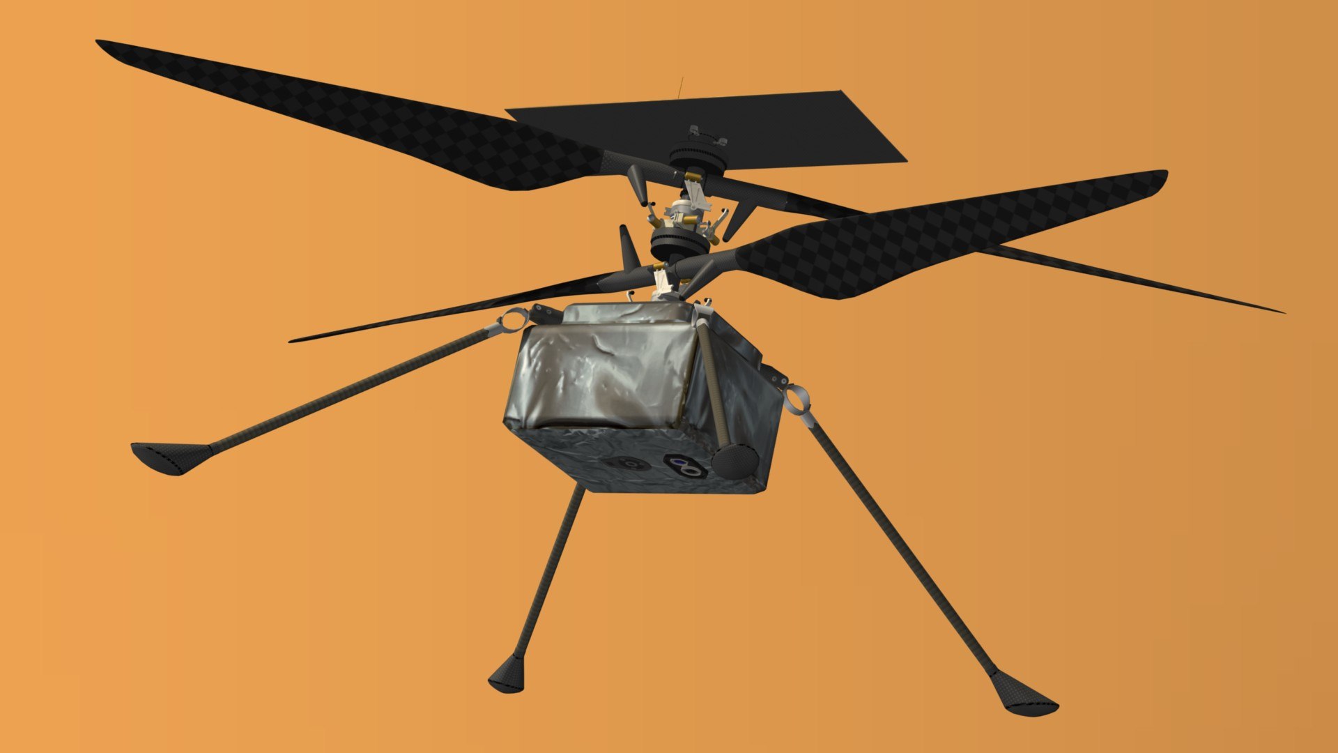 Mars Helicopter Ingenuity 3D - TurboSquid 1594568