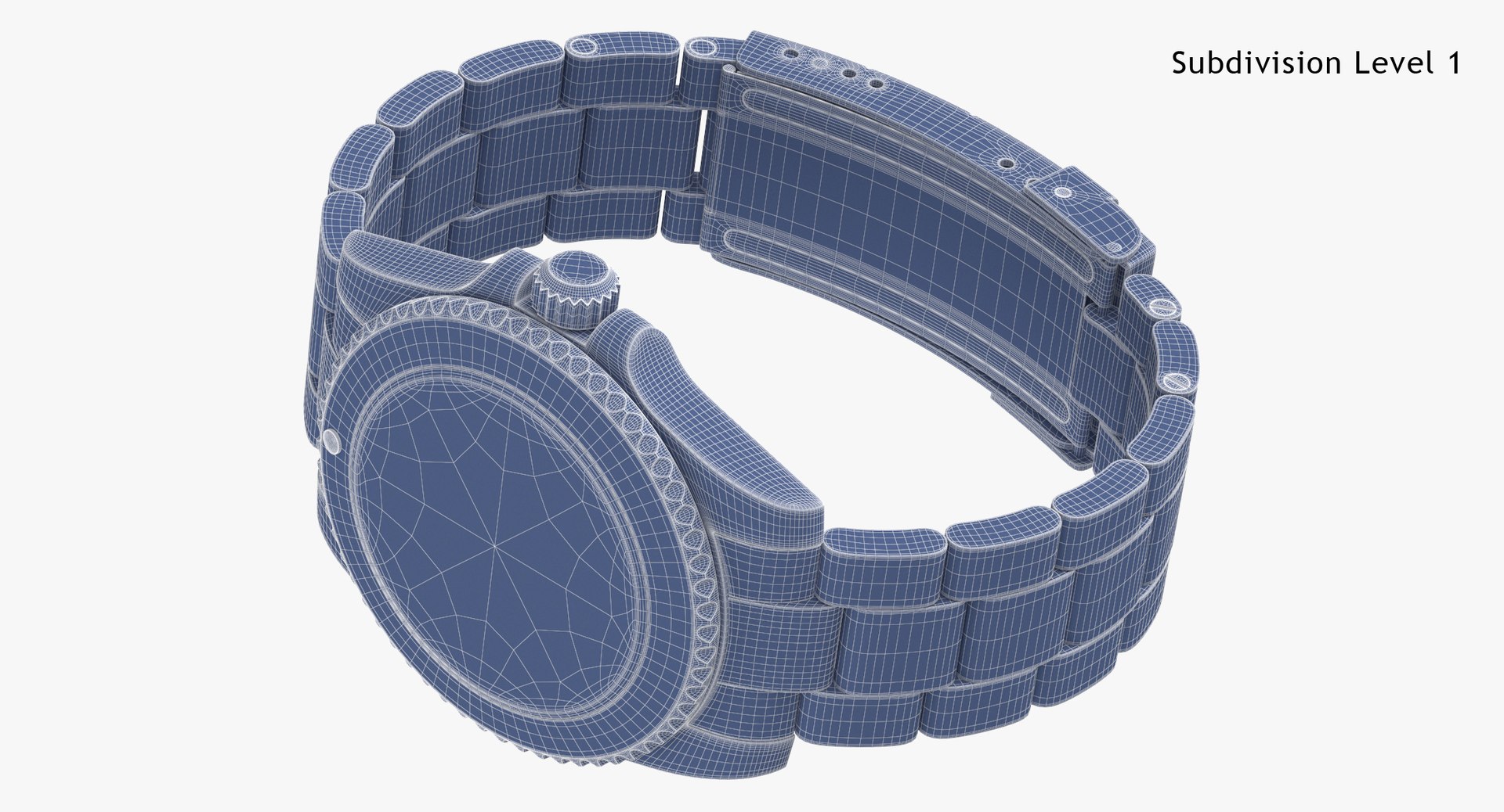 3D Watch Type 03 With 2 Poses Model - TurboSquid 2209644