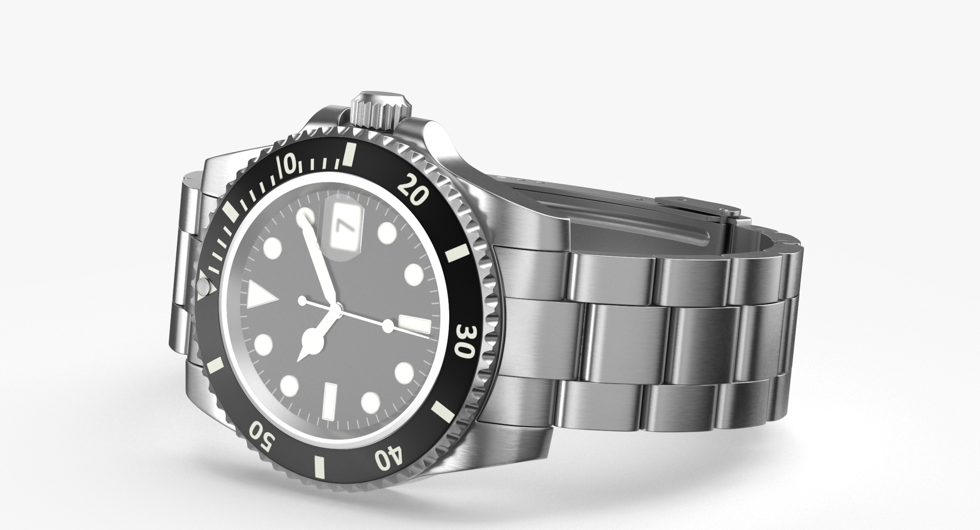 3D Watch Type 03 With 2 Poses Model - TurboSquid 2209644