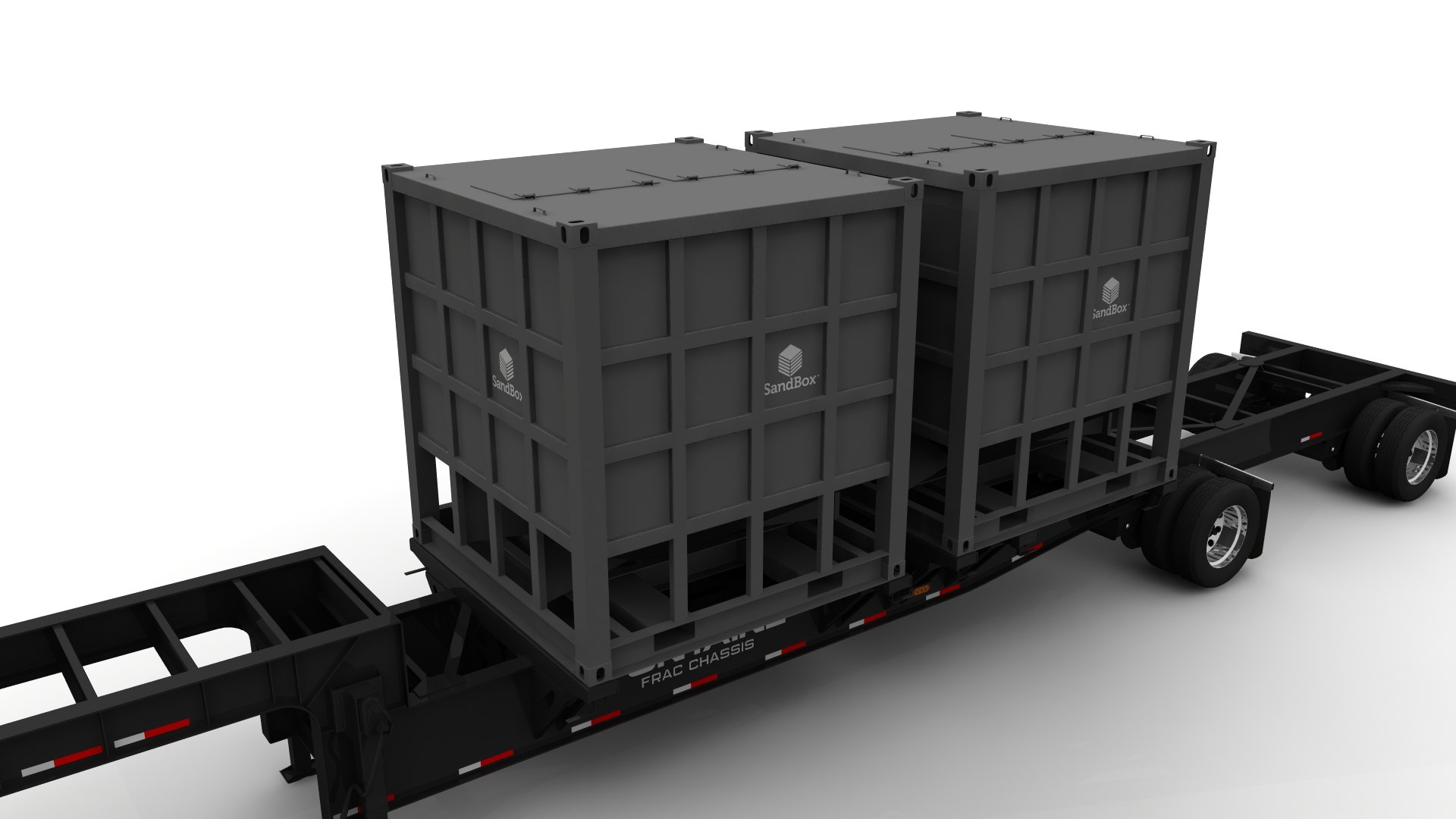 Frap Sand Chassis Trailer 3D Model - TurboSquid 1432278