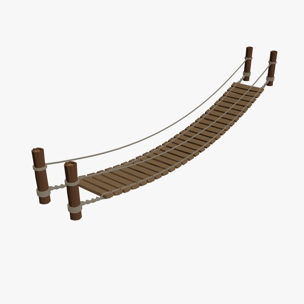Rope Bridge 3D 모델 - TurboSquid 1893706