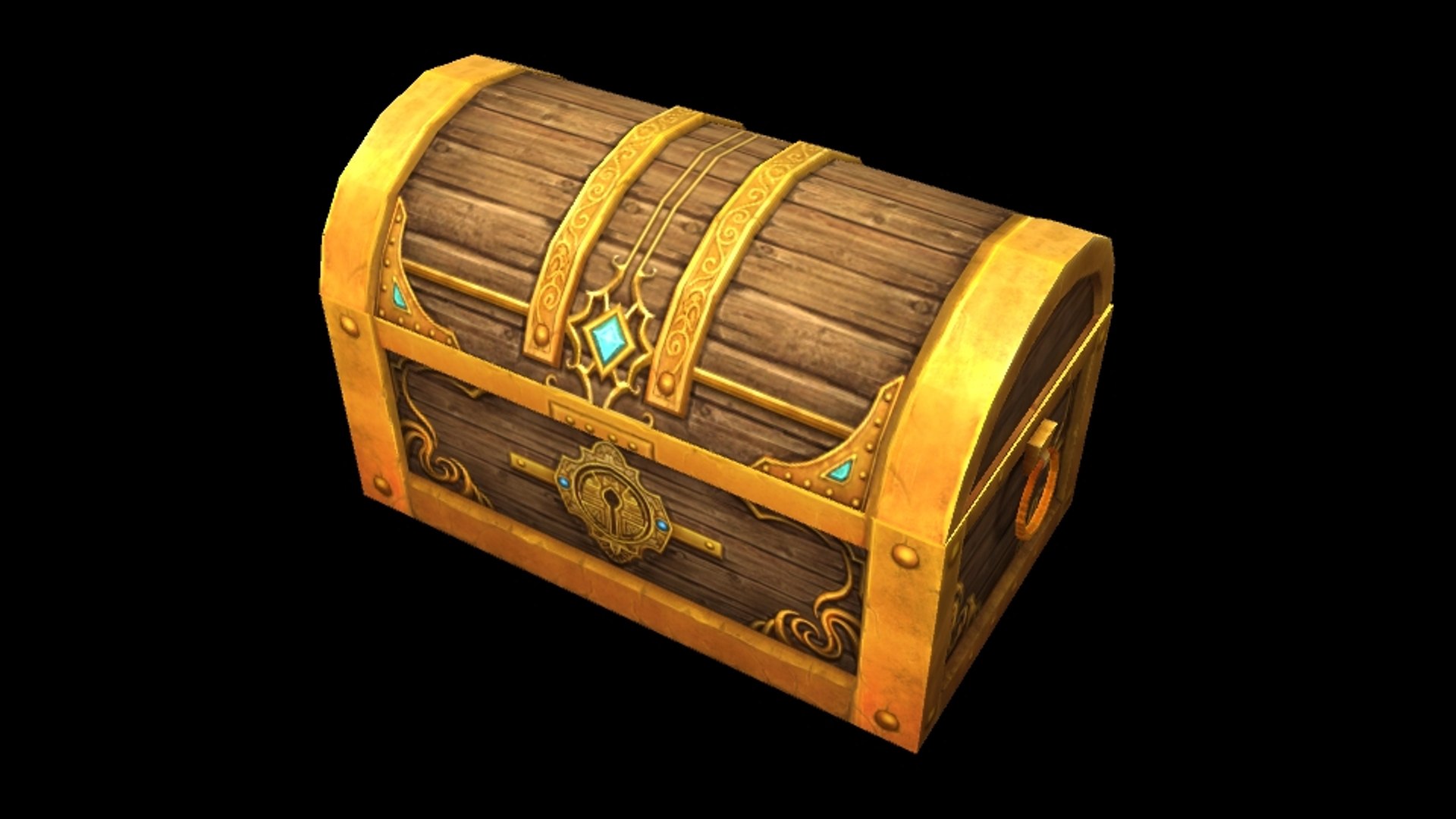3D treasure box low-poly vr - TurboSquid 1319137
