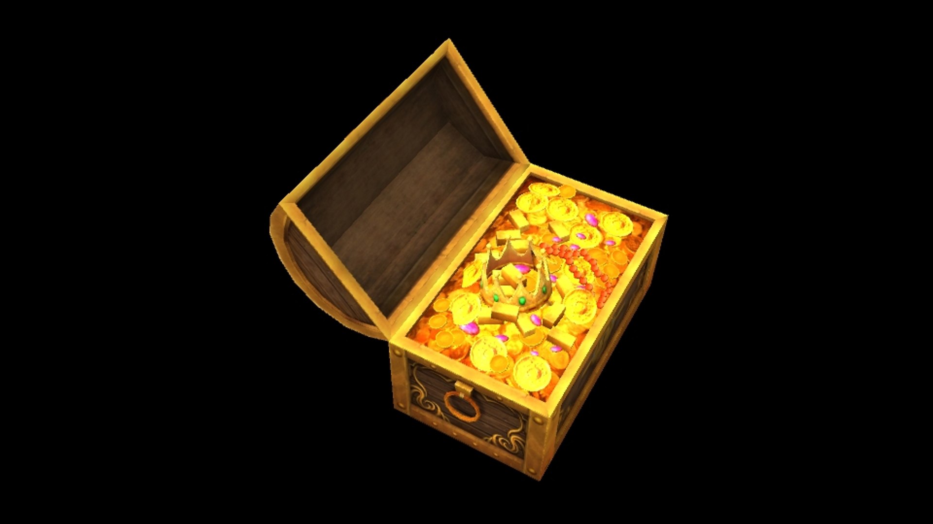 3D treasure box low-poly vr - TurboSquid 1319137
