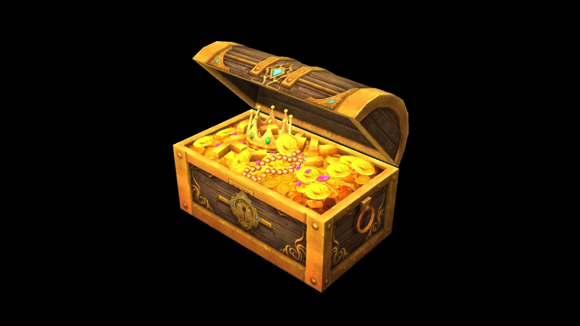 3D treasure box low-poly vr - TurboSquid 1319137