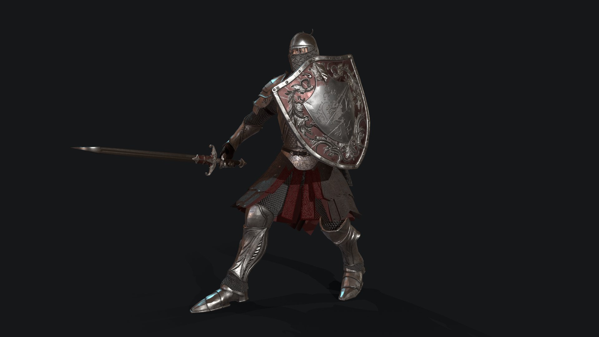 3D Model KnightShield - TurboSquid 2275595