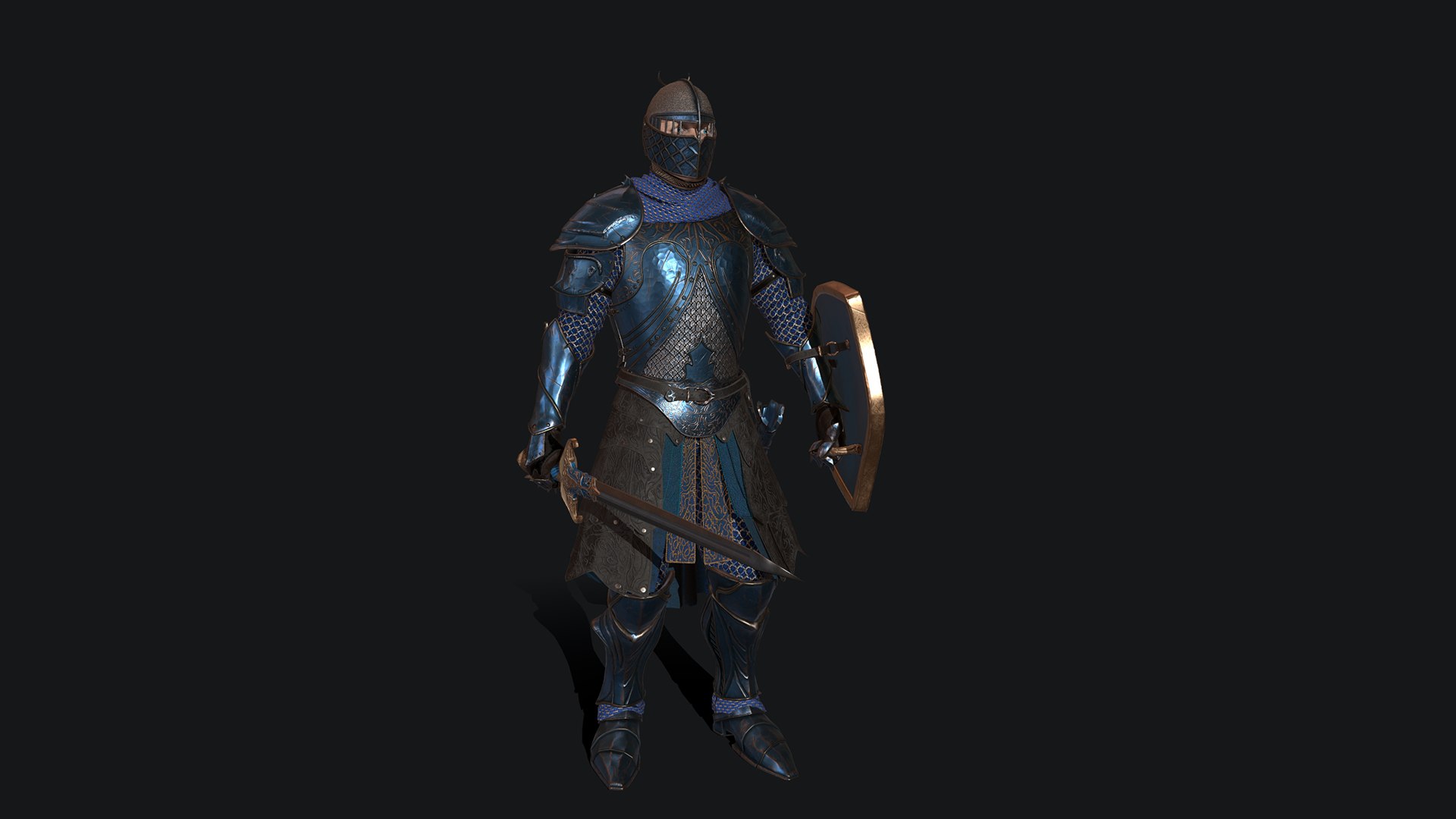 3D Model KnightShield - TurboSquid 2275595