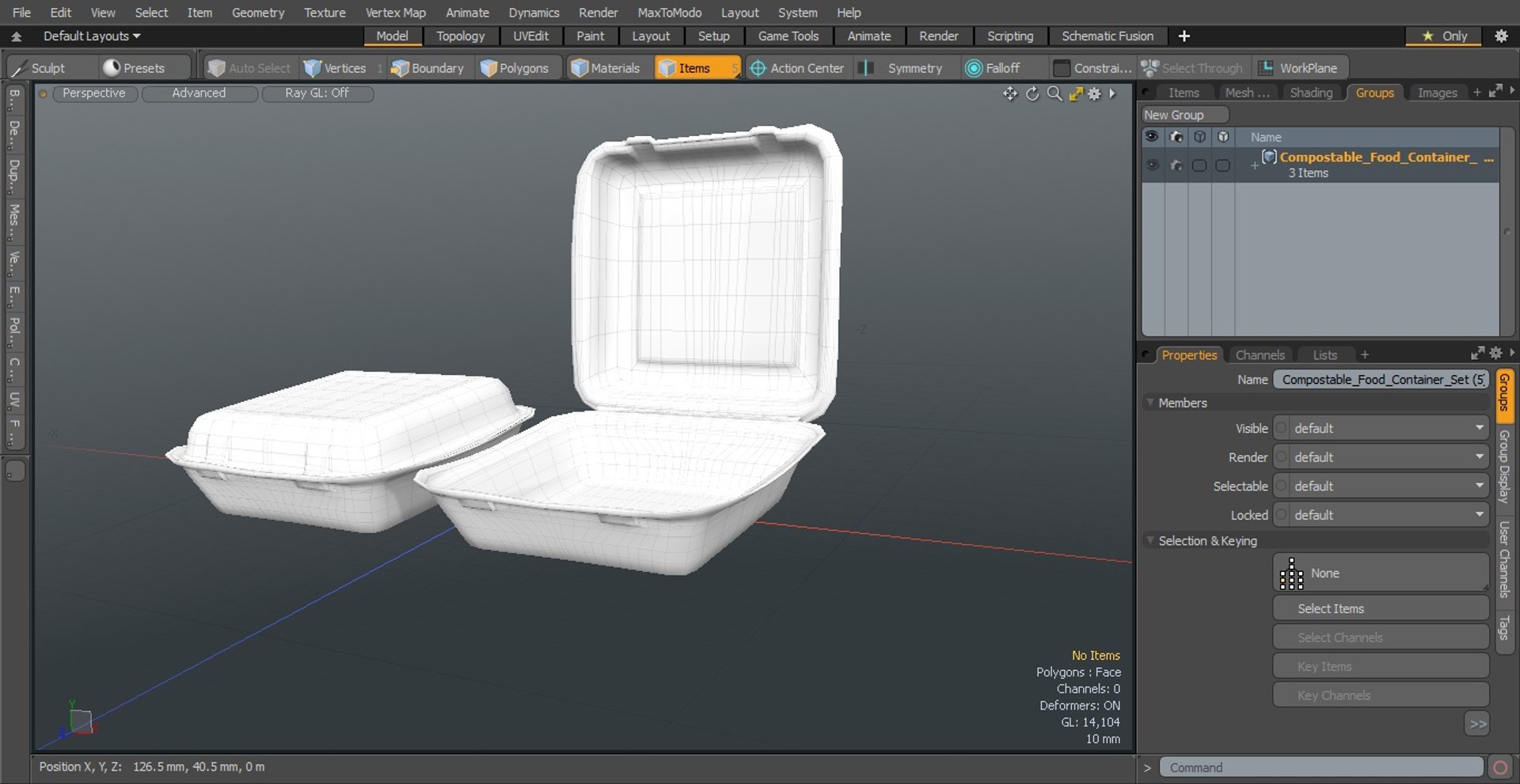 3D Compostable Food Container Set Model - TurboSquid 1806990