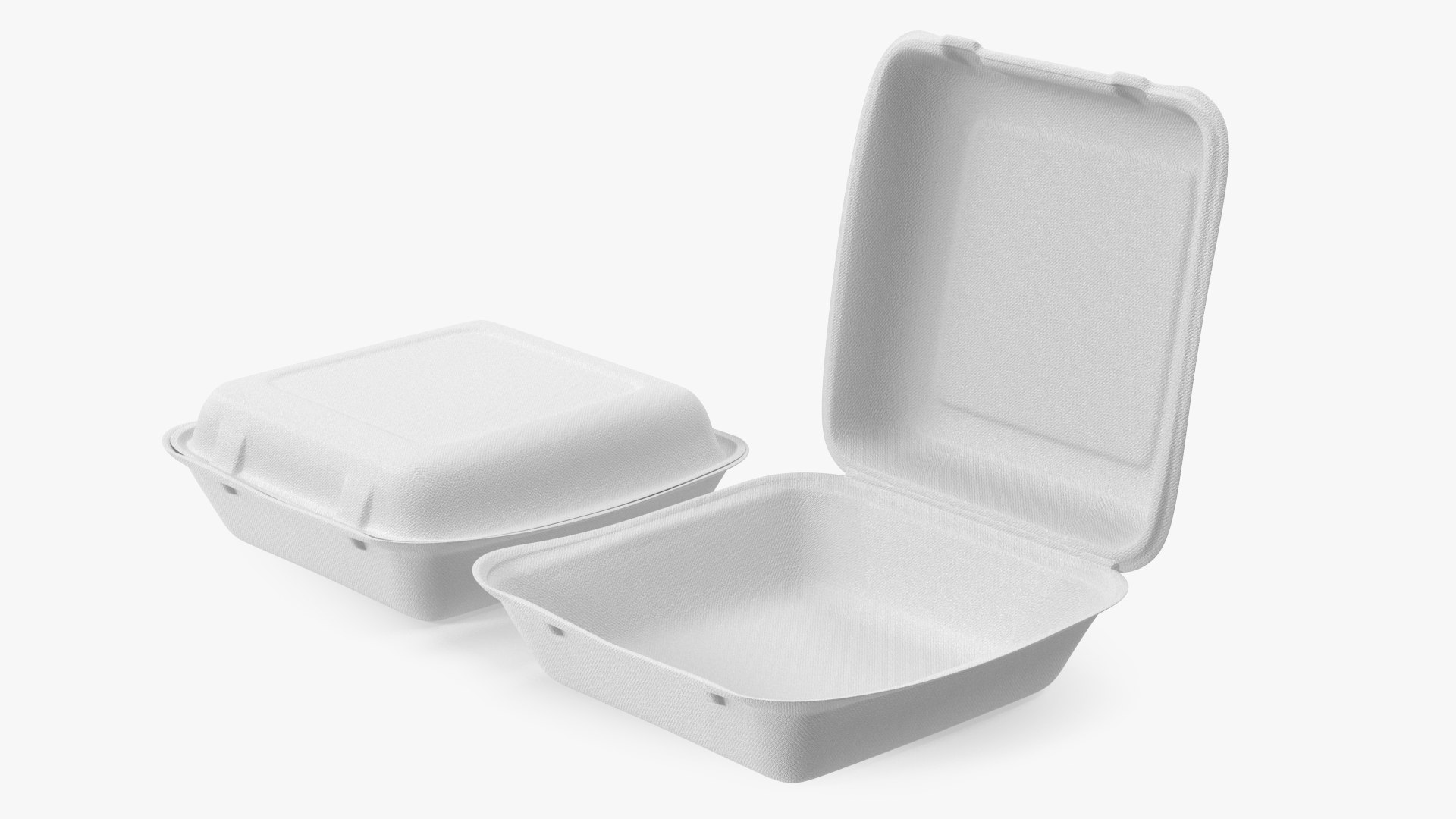 3D Compostable Food Container Set Model - TurboSquid 1806990