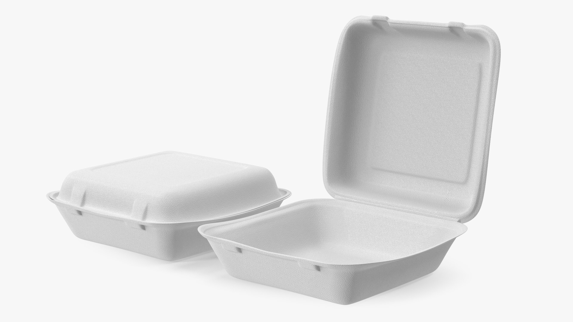 3D Compostable Food Container Set model - TurboSquid 1806990