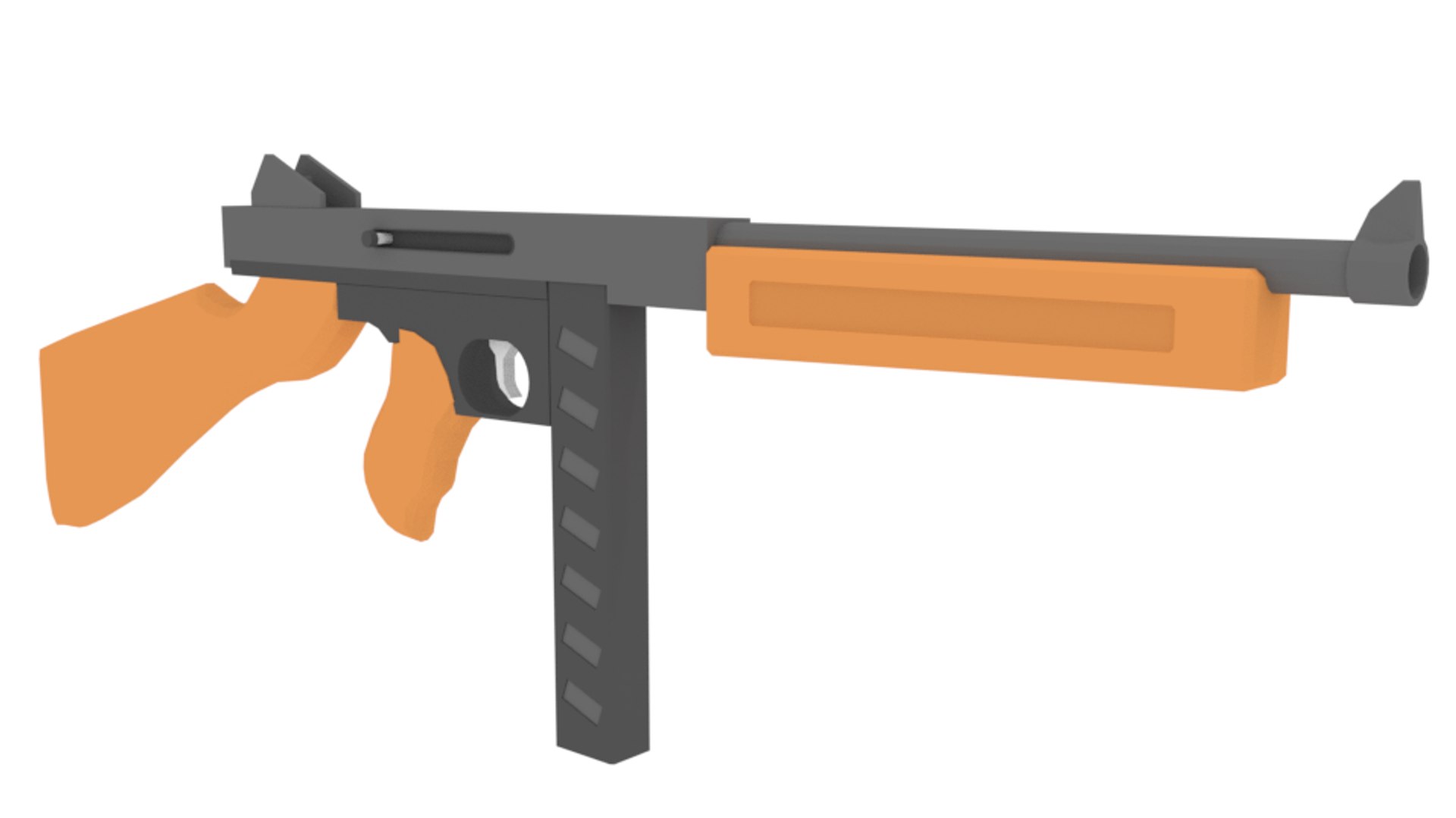 Thompson m1a1 3D - TurboSquid 1362267