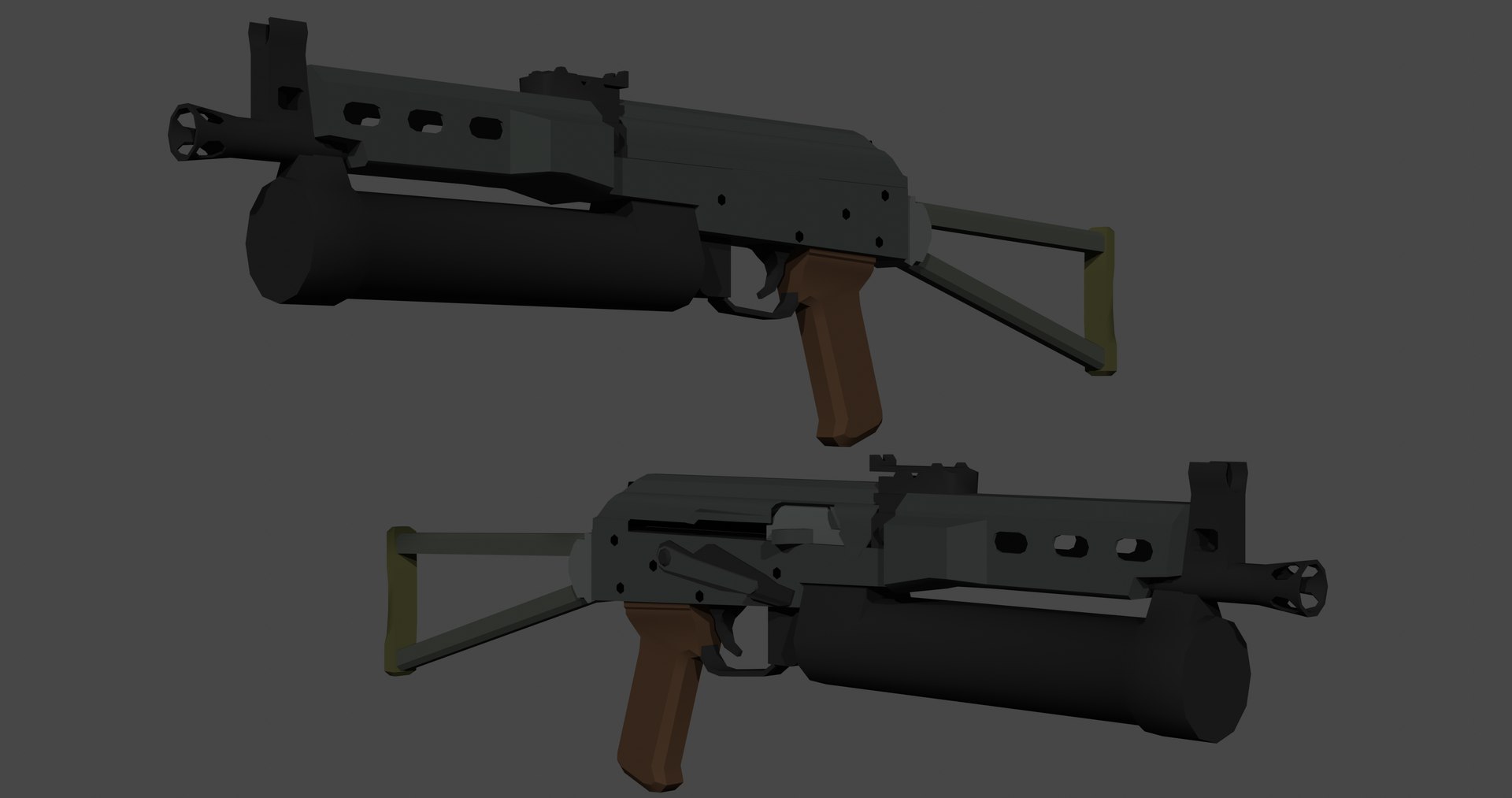 3D BIZON Weapons Of The Russian Army - BIZON Low Poly - TurboSquid 1750894