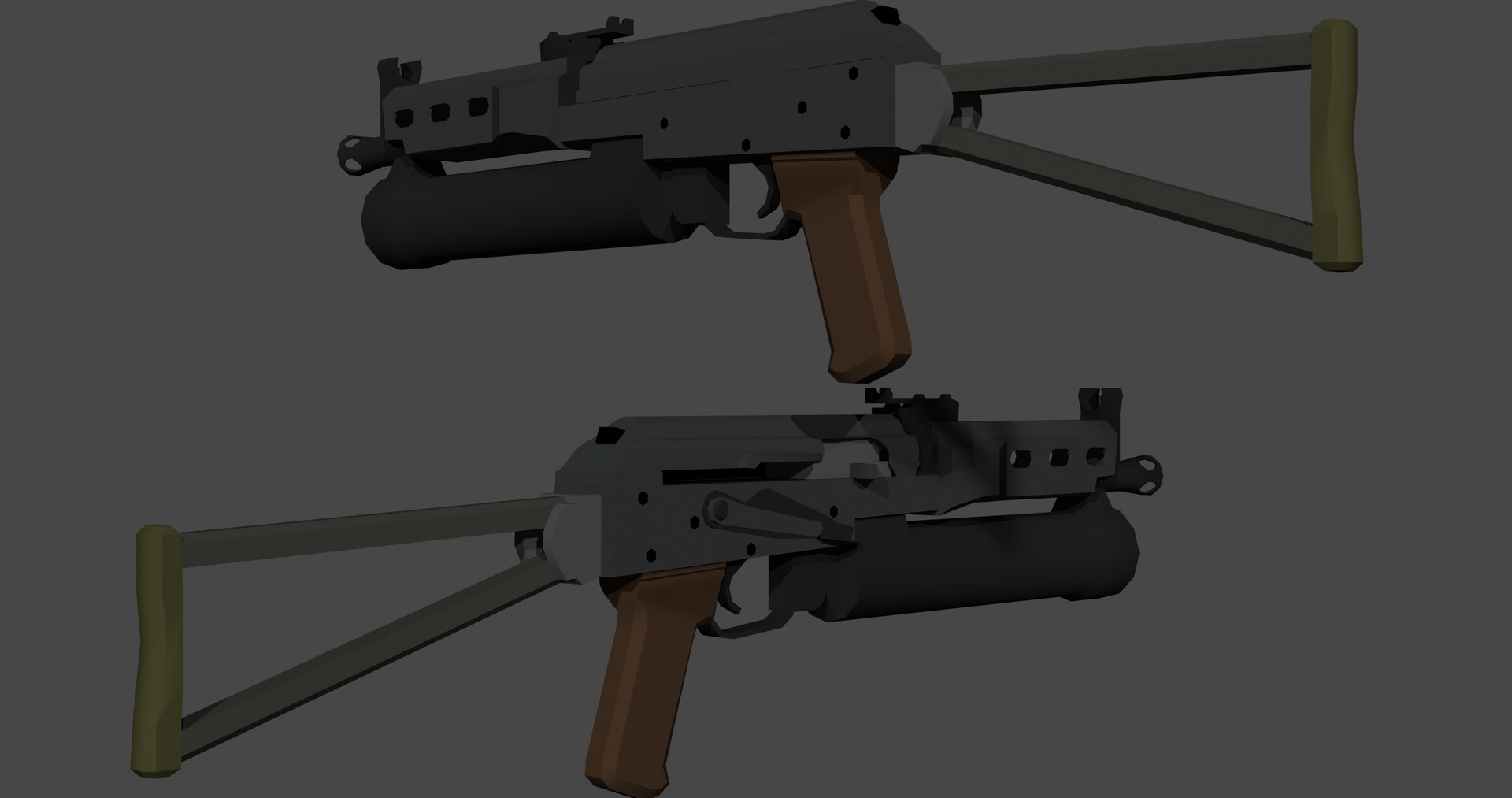 3D BIZON Weapons Of The Russian Army - BIZON Low Poly - TurboSquid 1750894