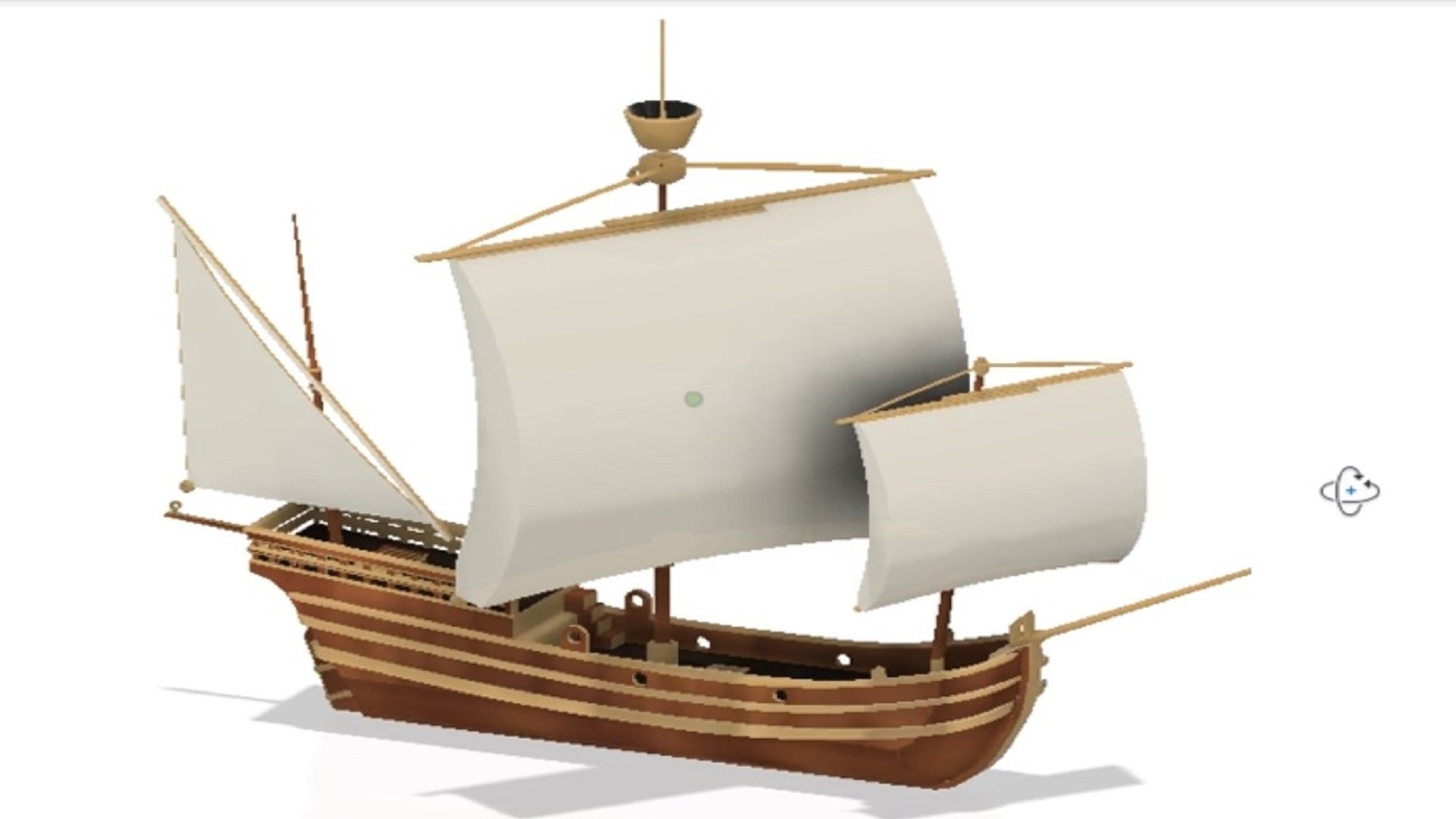 SHIP - COLONBO CARAVEL 3D - TurboSquid 2248415