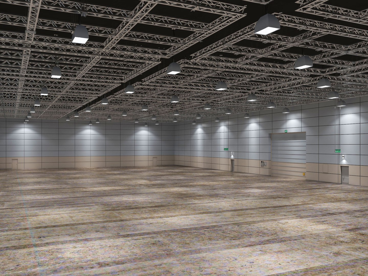 Exhibition Hall Interior 8 3D Model - TurboSquid 2075328