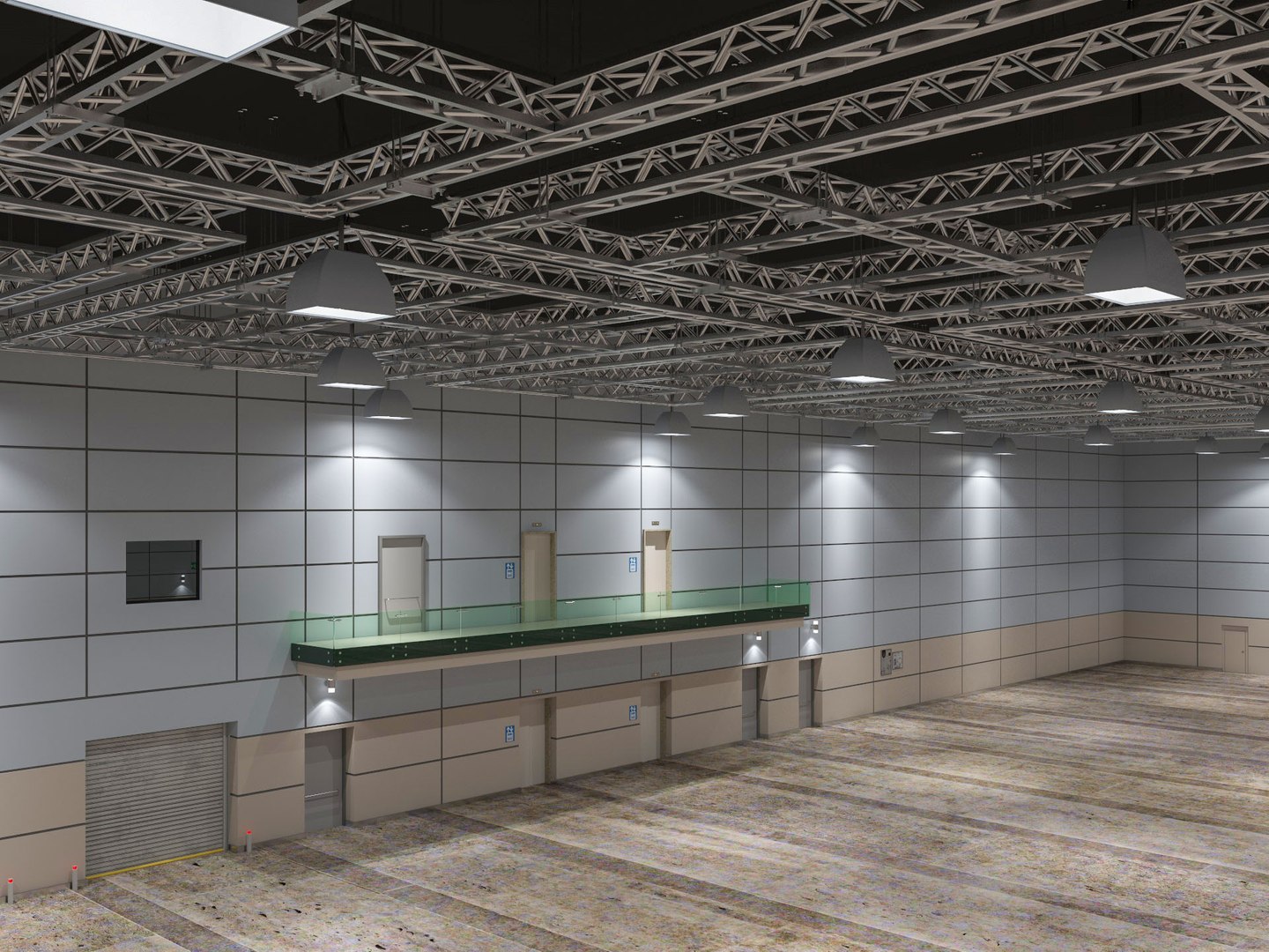 Exhibition Hall Interior 8 3D Model - TurboSquid 2075328
