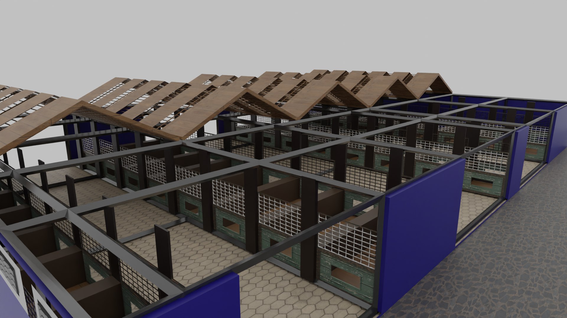 Horse Stable model - TurboSquid 2159184