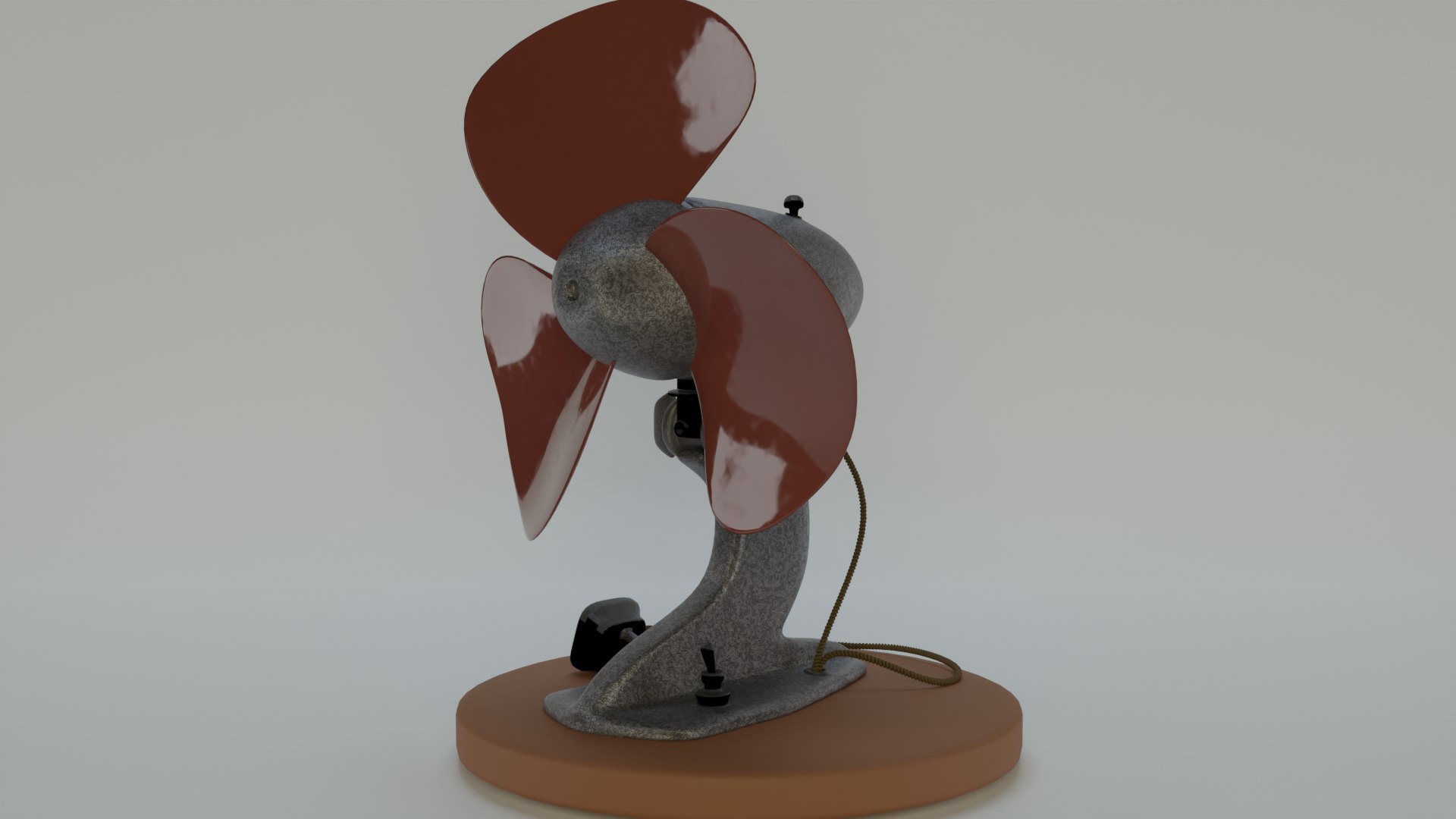 Retro Table Fan 3d Model 3D Model - TurboSquid 2125449