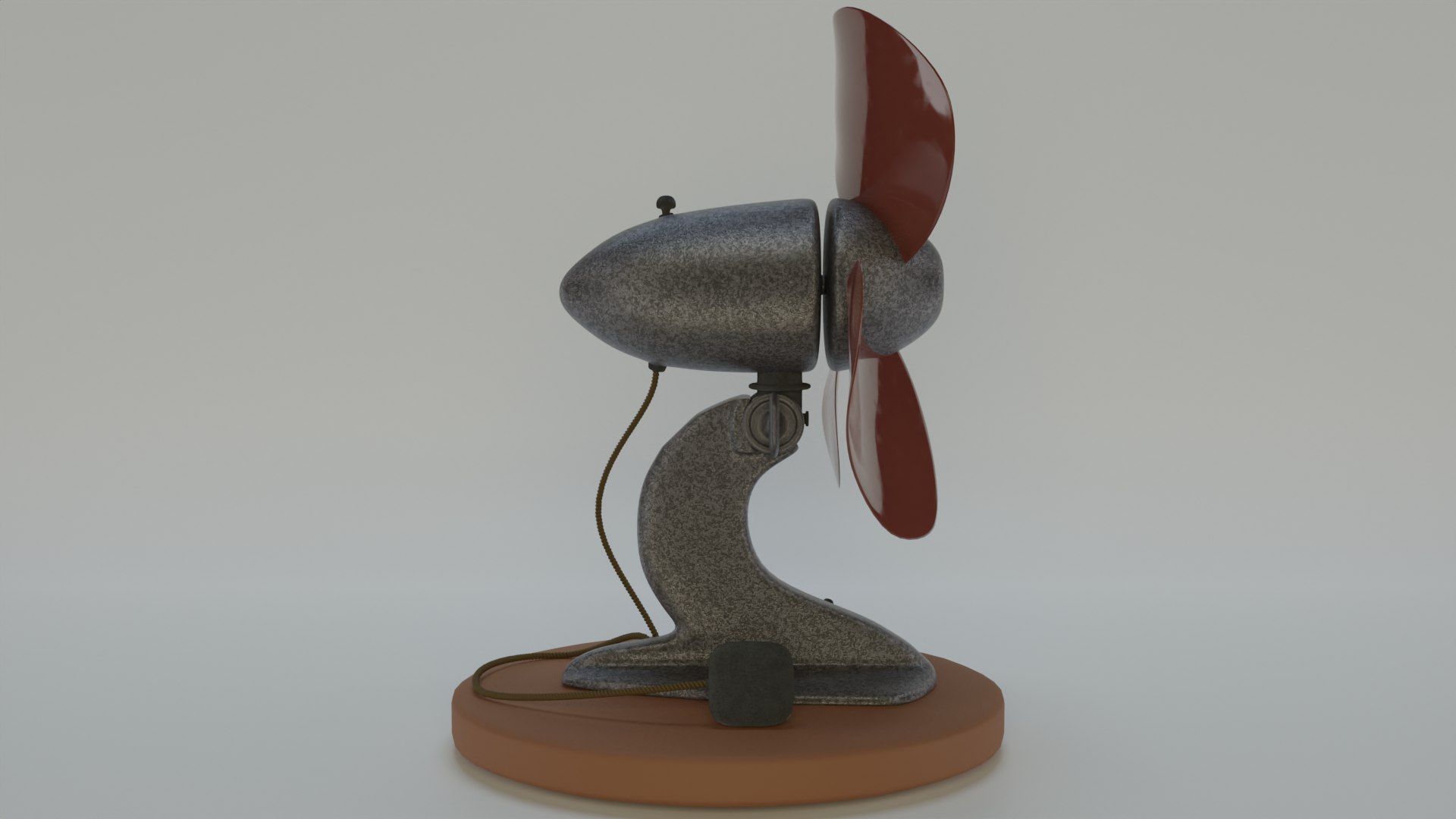 Retro Table Fan 3d Model 3D Model - TurboSquid 2125449